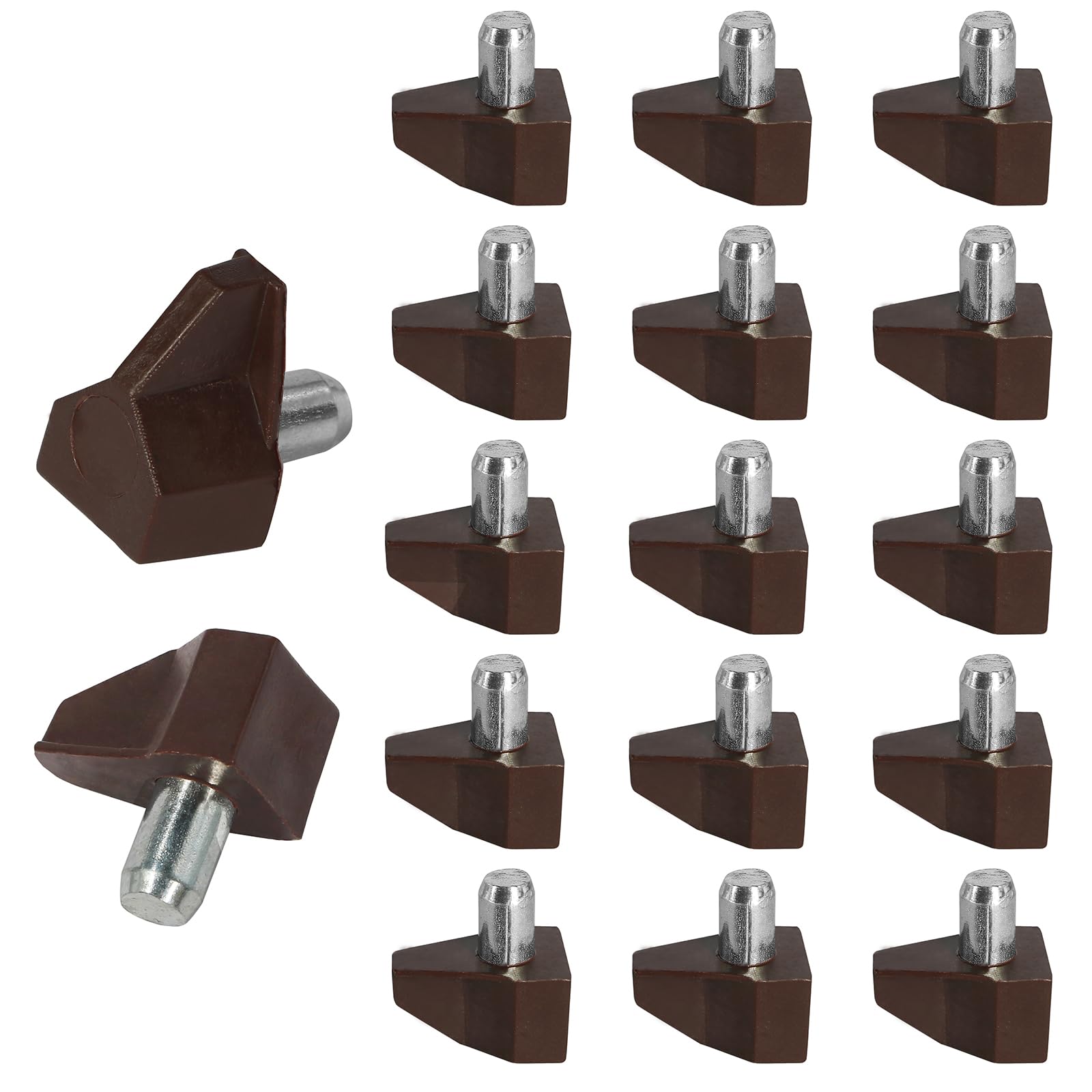 Amazon.com: Jamiikury 30pcs Brown Shelf Pegs, 5mm Plastic Shelf Pins ...
