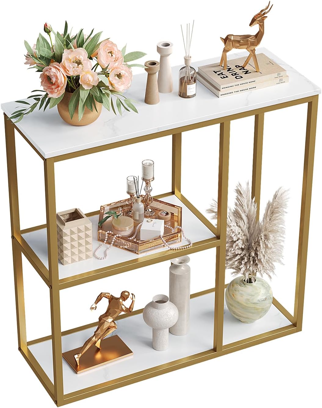 Amazon.com: WOHOMO Folding Desk and Console Table : Home & Kitchen