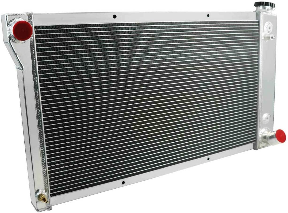 Amazon.com: RADREPLA 3 Row Aluminum Radiator for 1967-1972 Chevy C/K 10 ...