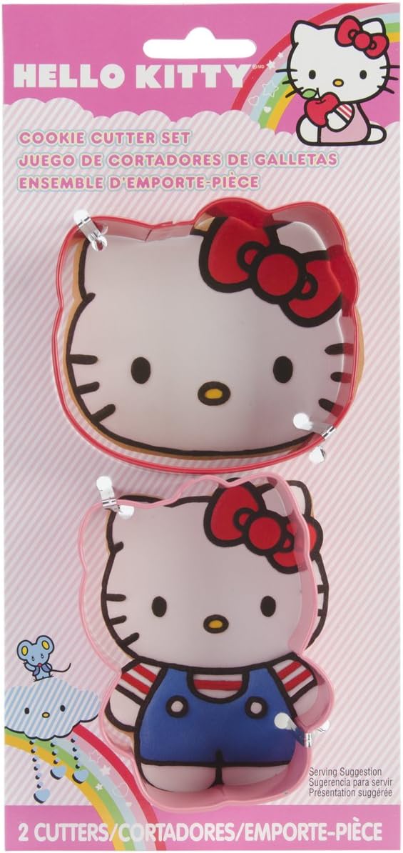 Amazon.com: Wilton Hello Kitty 2-Piece Cookie Cutter Set: Home & Kitchen