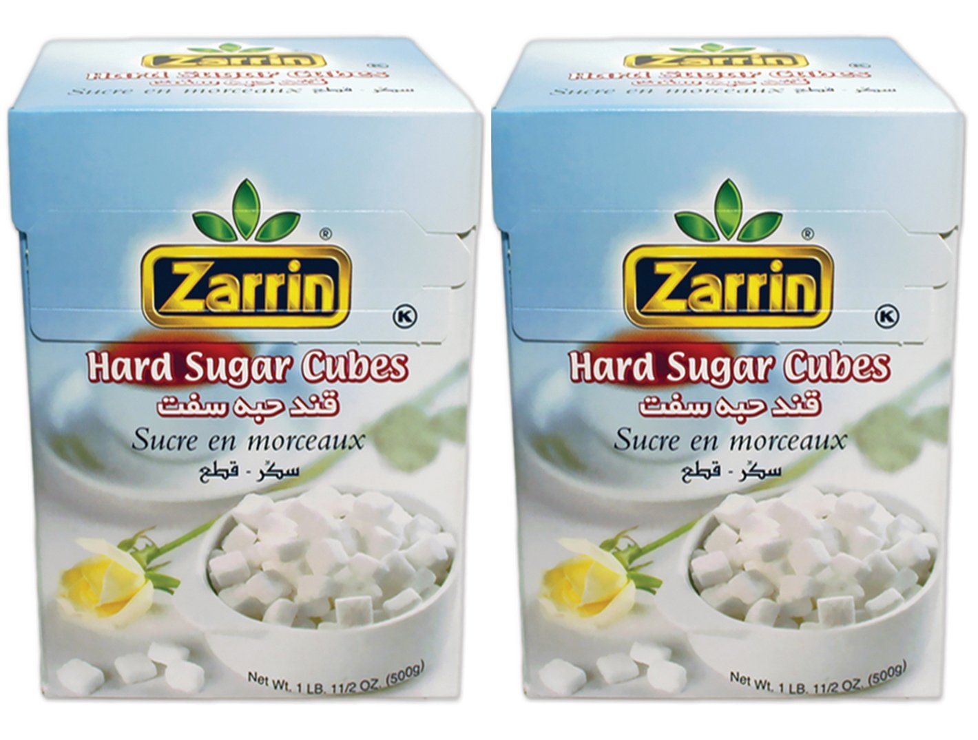 Amazon.com : Zarrin Hard Sugar Cubes (2 PACK) - 500G | 17.6 Oz, (Slow ...