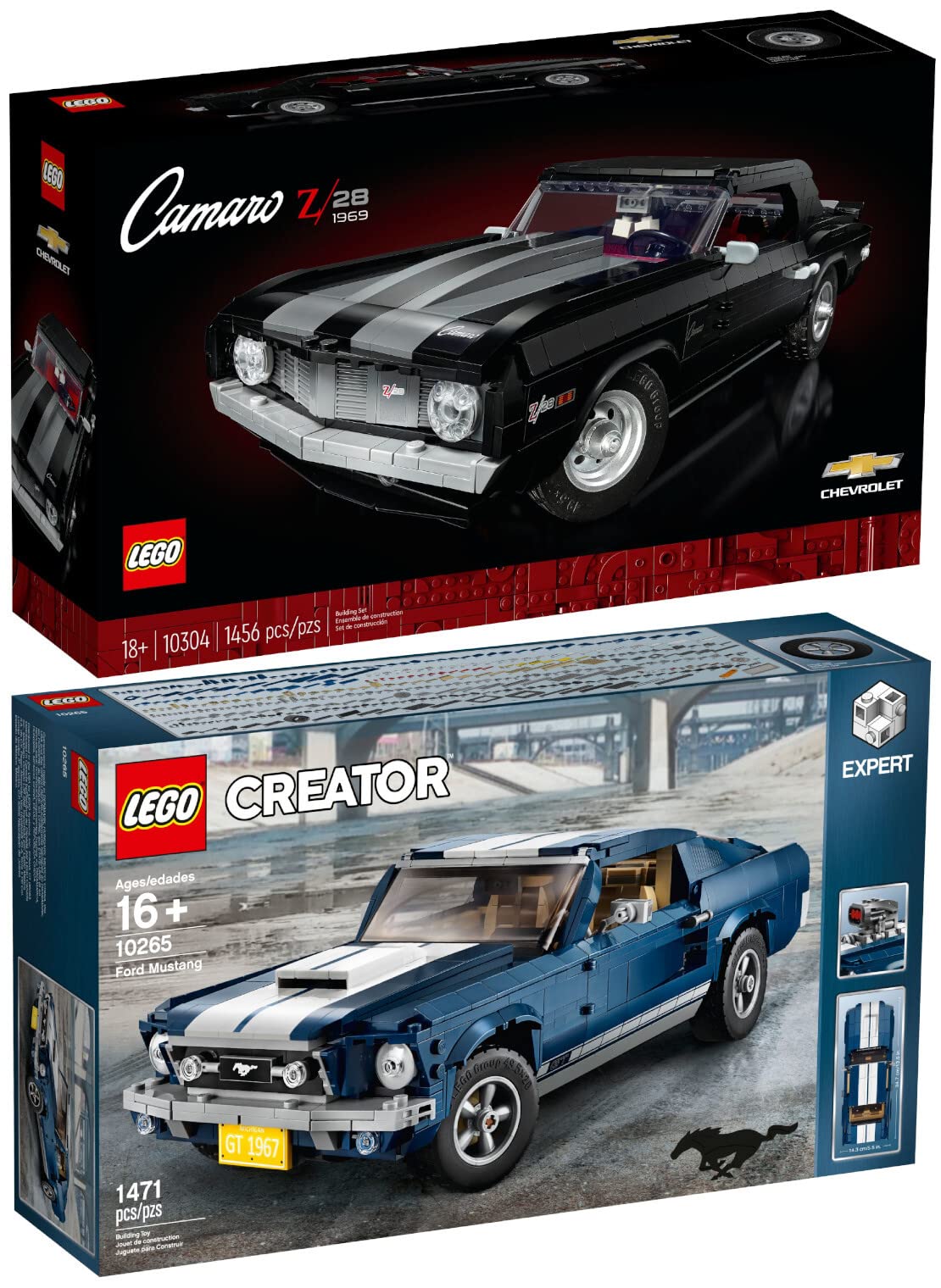 Lego Chevrolet Camaro De LEGO Chevrolet Camaro Kun Je Als Coupé En