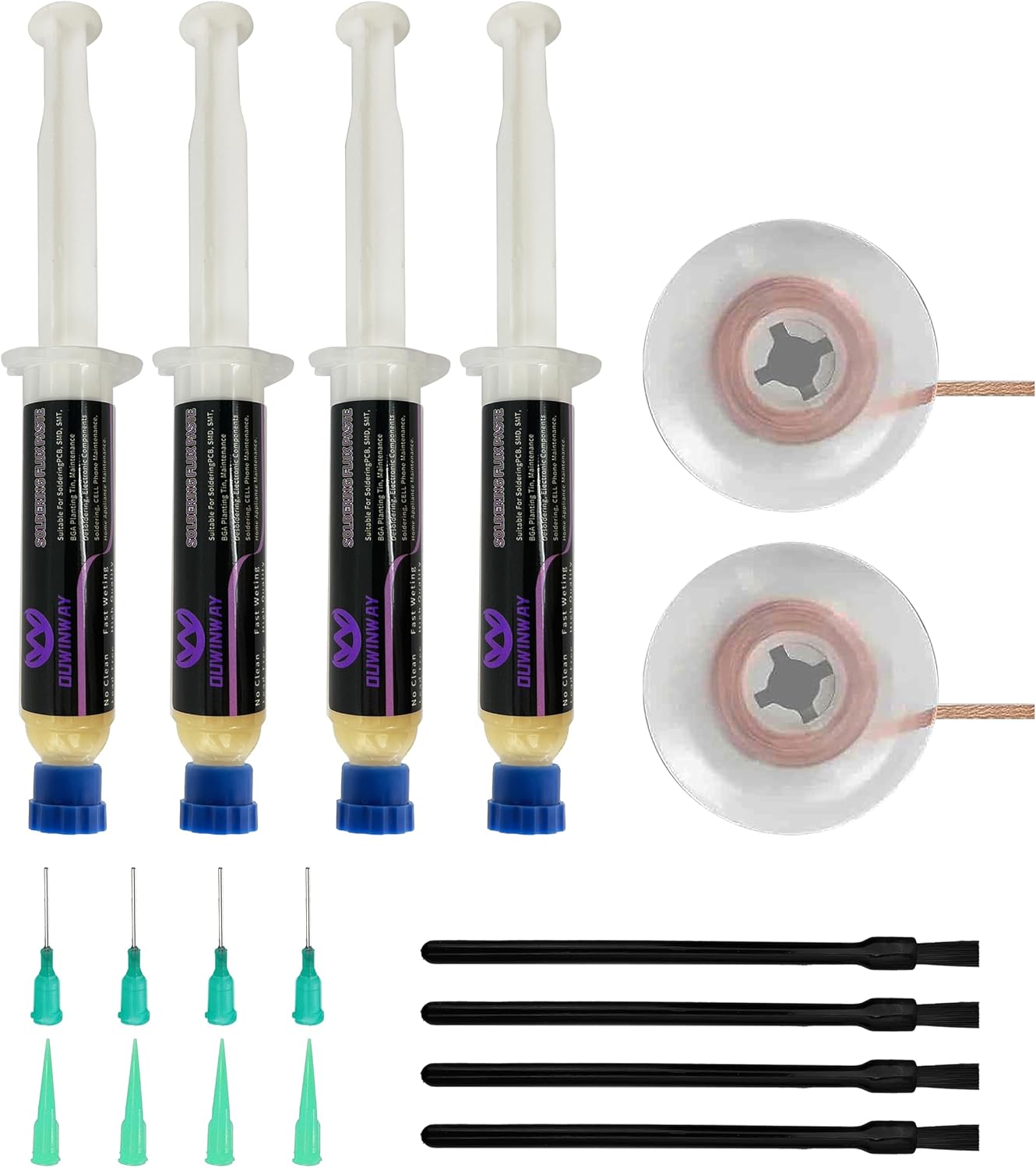 Ouwinway 4-Pack no Clean Soldering Flux Paste,Solder Flux for ...