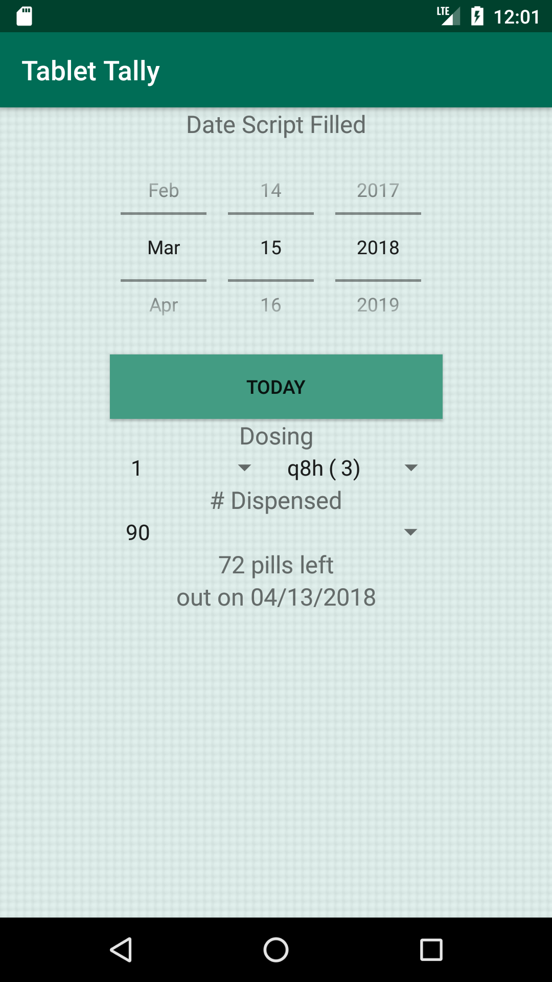 Tablet Tally - App on Amazon Appstore