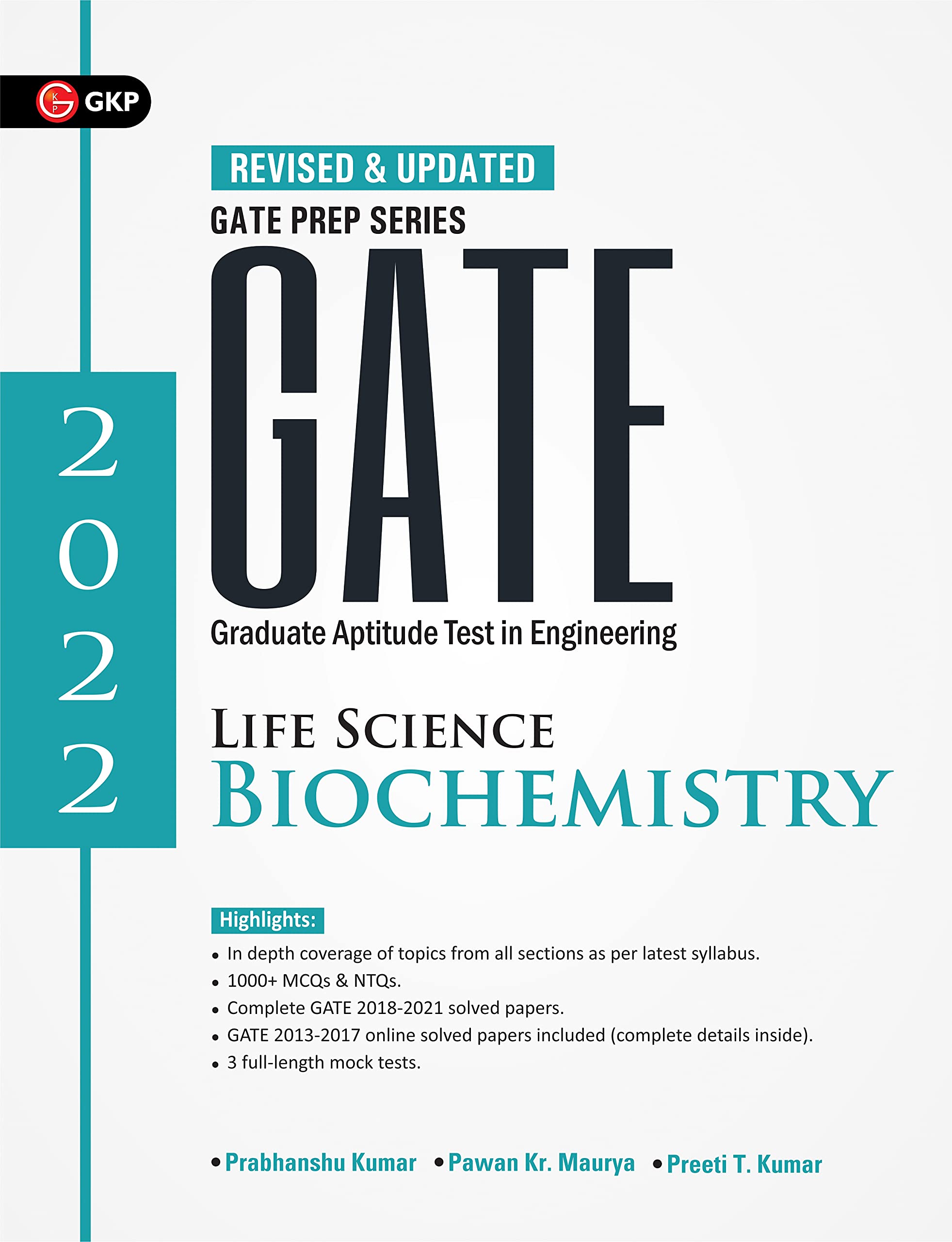 Buy GATE 2022 Life sciences - Biochemistry - Guide by Dr. Prabhanshu ...