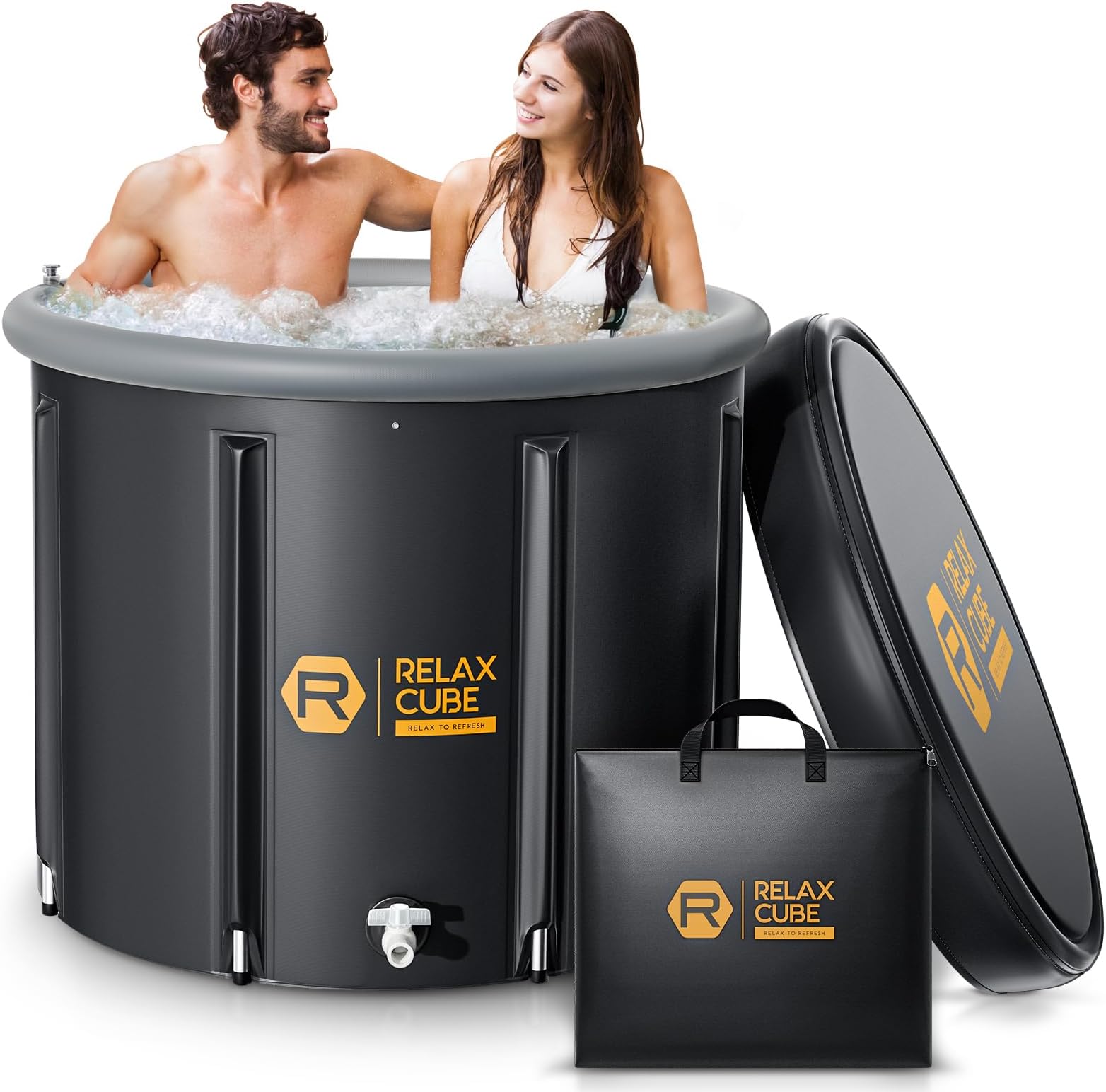 IcePOD MAX 350L Ice Bath Premium Portable Cold Water Therapy Training ...