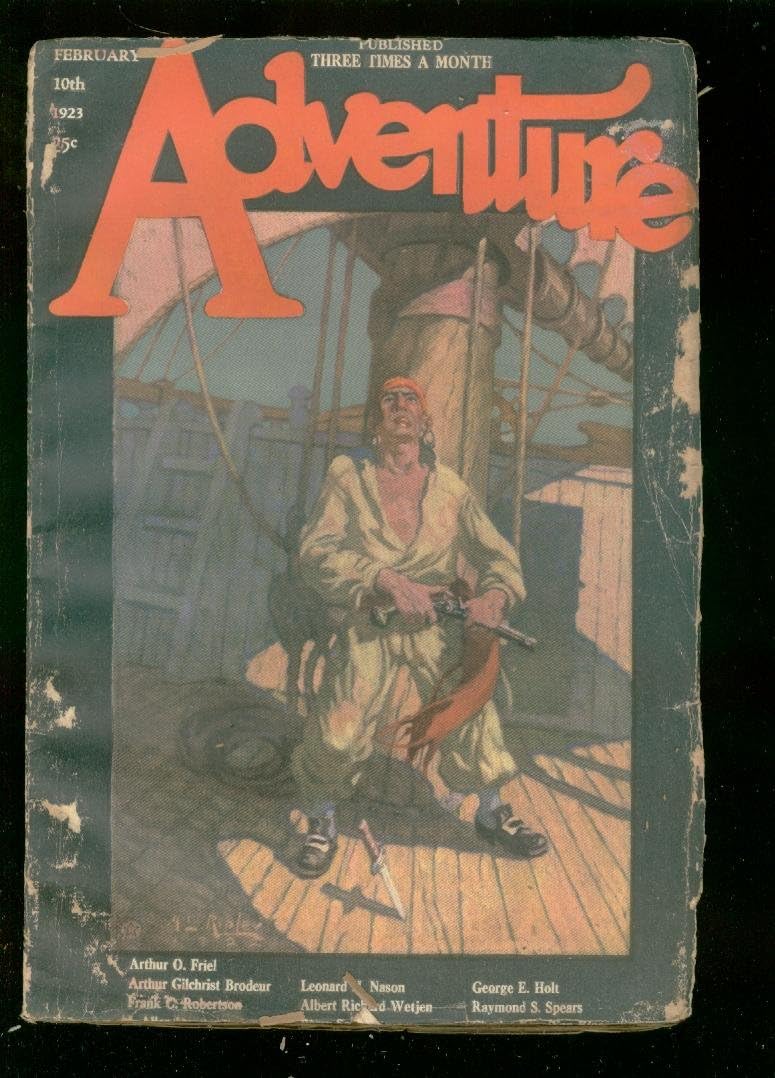 ADVENTURE PULP-FEB 10 1923-PIRATE COVER BY RIPLEY-DUNN-bargain copy FR ...