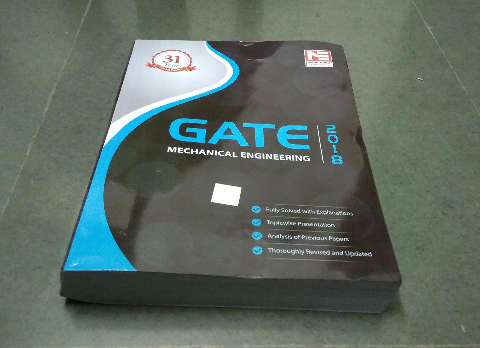 Buy GATE 2018: Mechanical Engineering Solved Papers Book Online at Low Prices in India | GATE ...