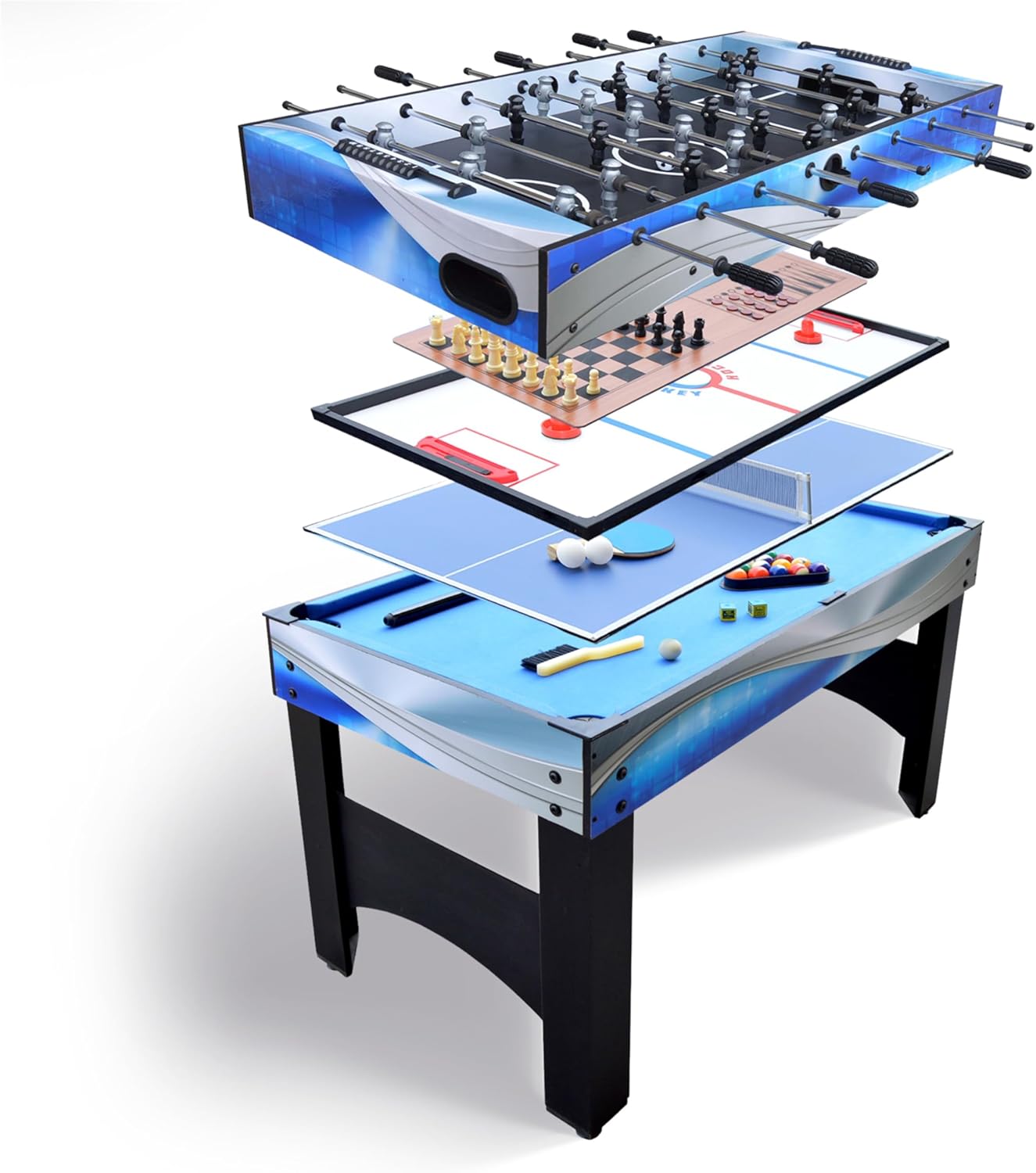 Hathaway Matrix 54" 7-in-1 Multi-Game Table, Combination Tables ...