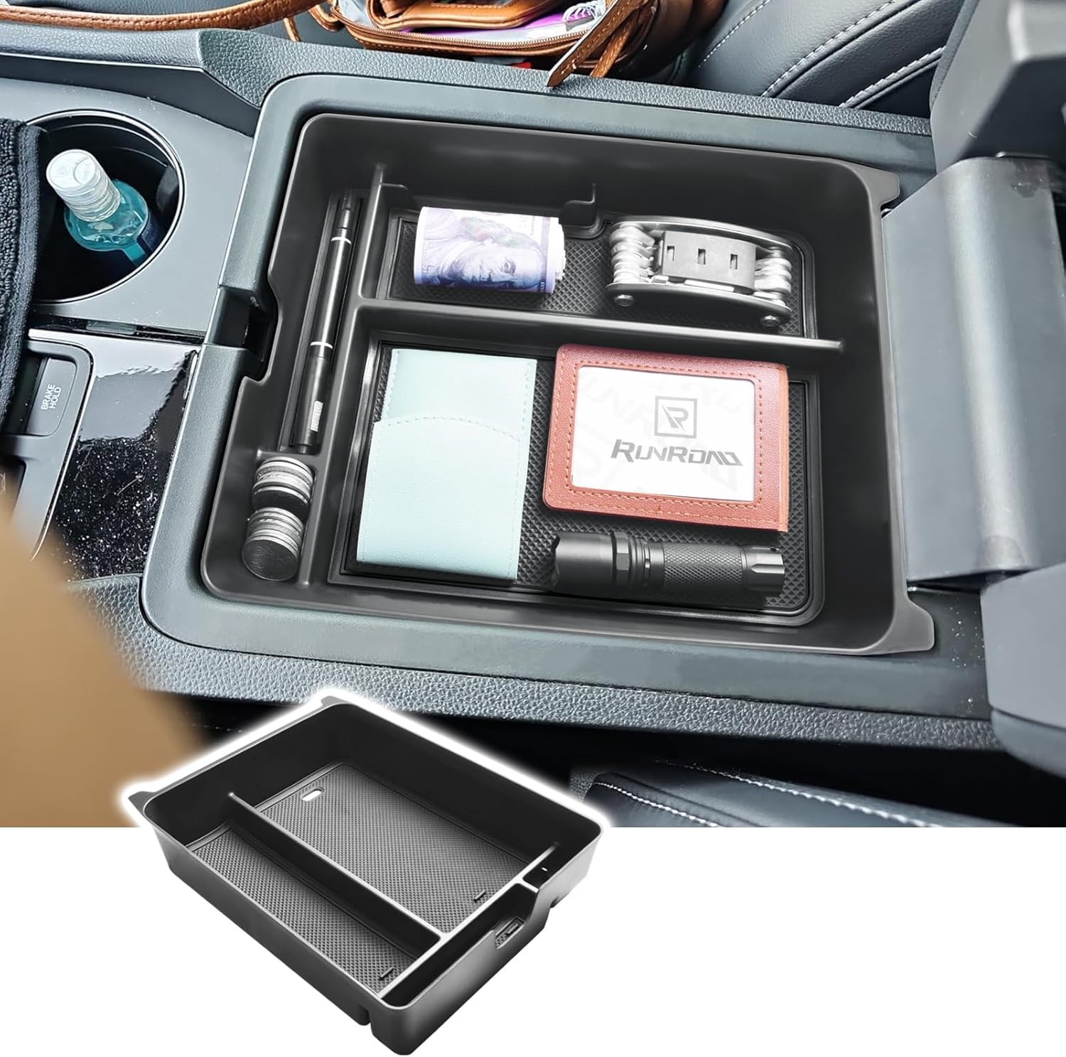 RUNROAD Center Console Organizer Compatible with Honda Pilot 2023 2024 ...