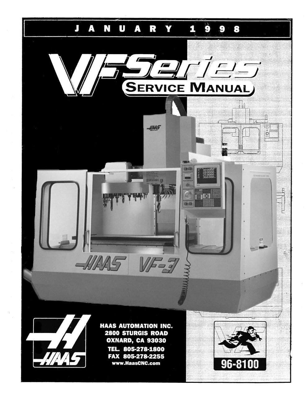 Haas VF Series Milling Machine Service Manual Jan 1998: Haas: Amazon ...