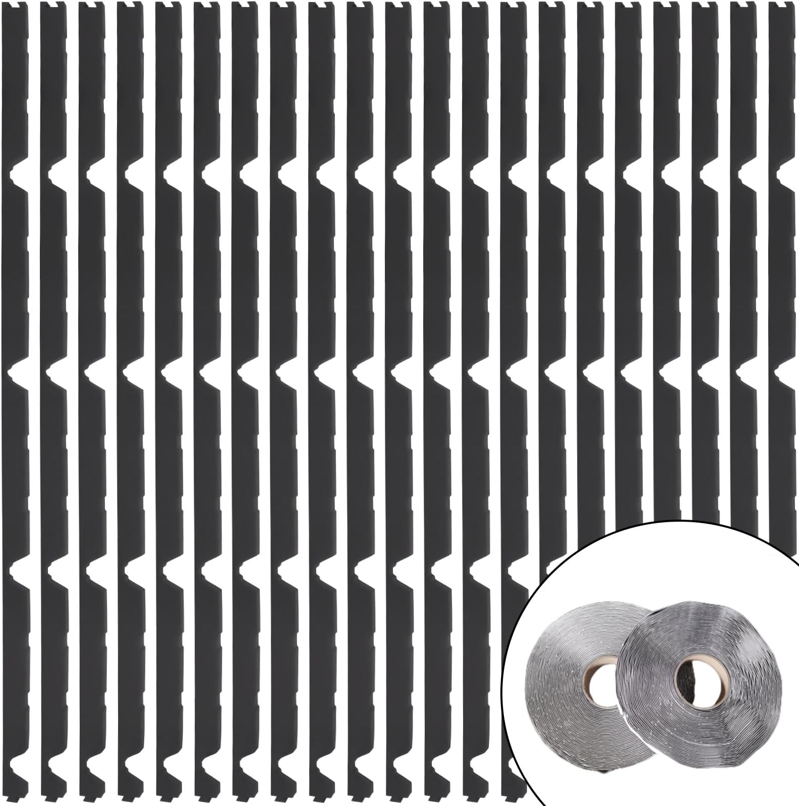 R Panel Foam Closure Strips 12" Replacement for Metal Corrugated ...