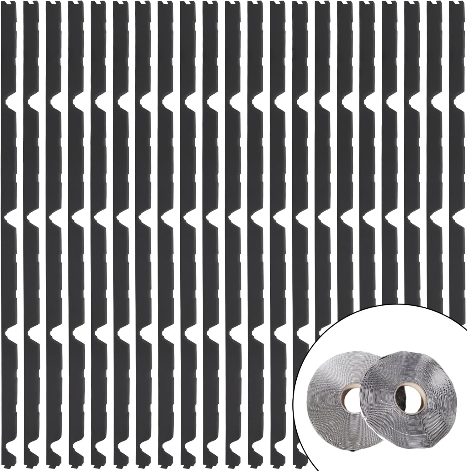 Amazon.com: Swess 12in Outside Classic Rib Profile Foam Metal Roof ...