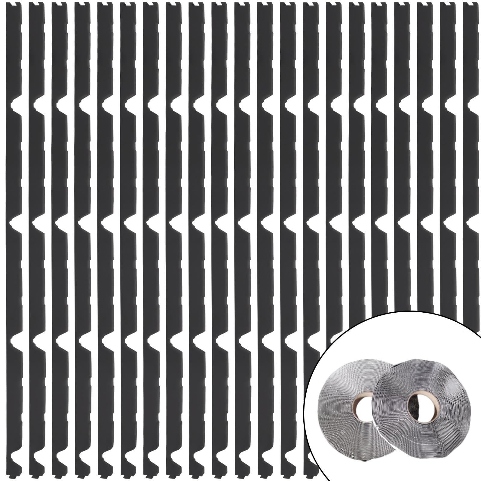 Amazon.com: Swess 12in Outside Classic Rib Profile Foam Metal Roof ...