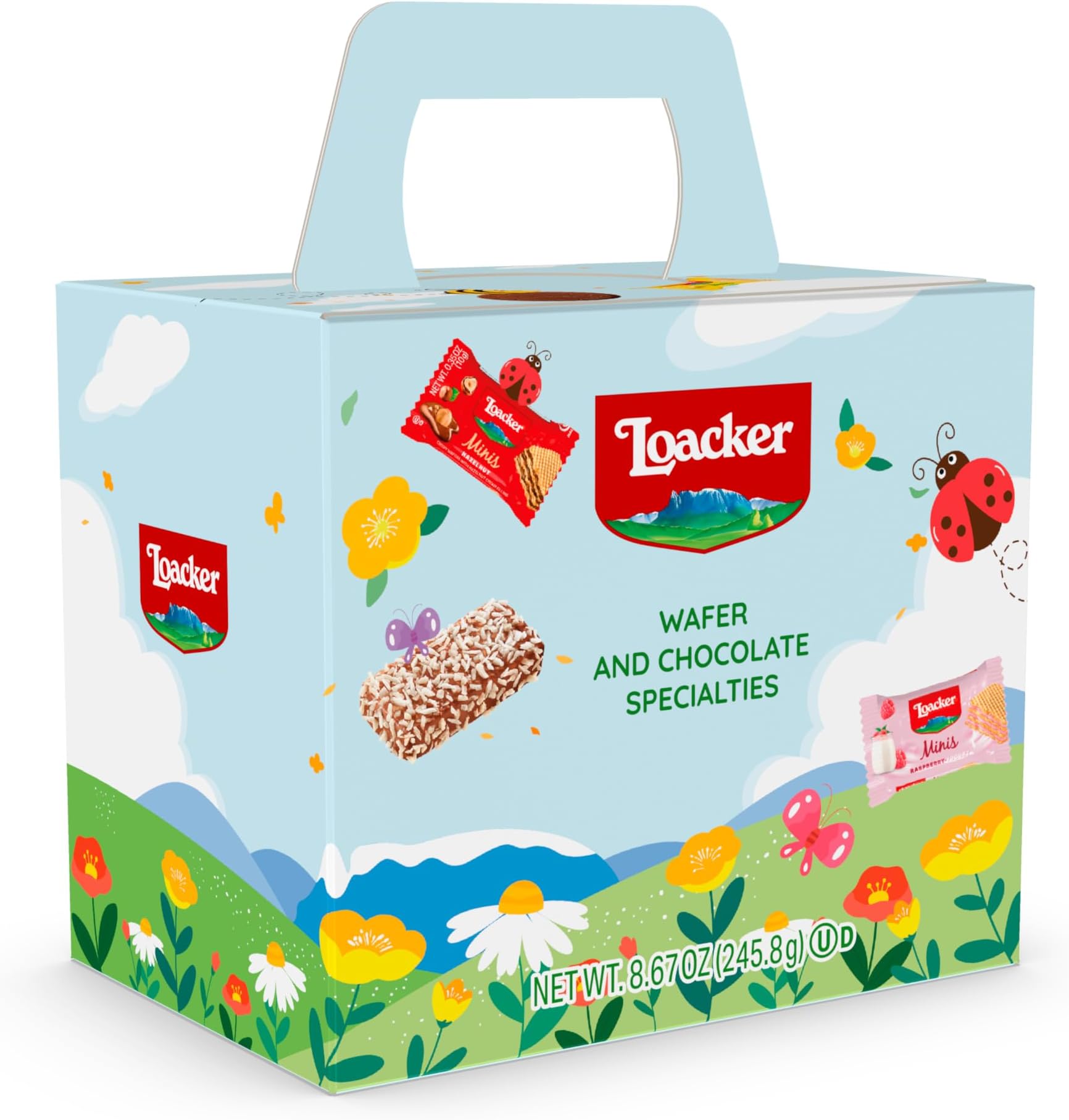 Amazon.com: Loacker Classic Hazelnut Wafers - Premium Crispy Wafer ...