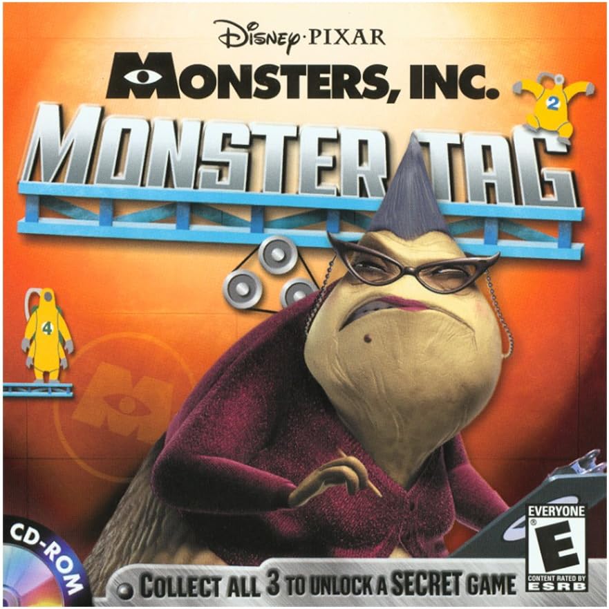 Disney /Pixar's Monsters, Inc. Wreck Room Arcade: Monster Tag (caixa de ...