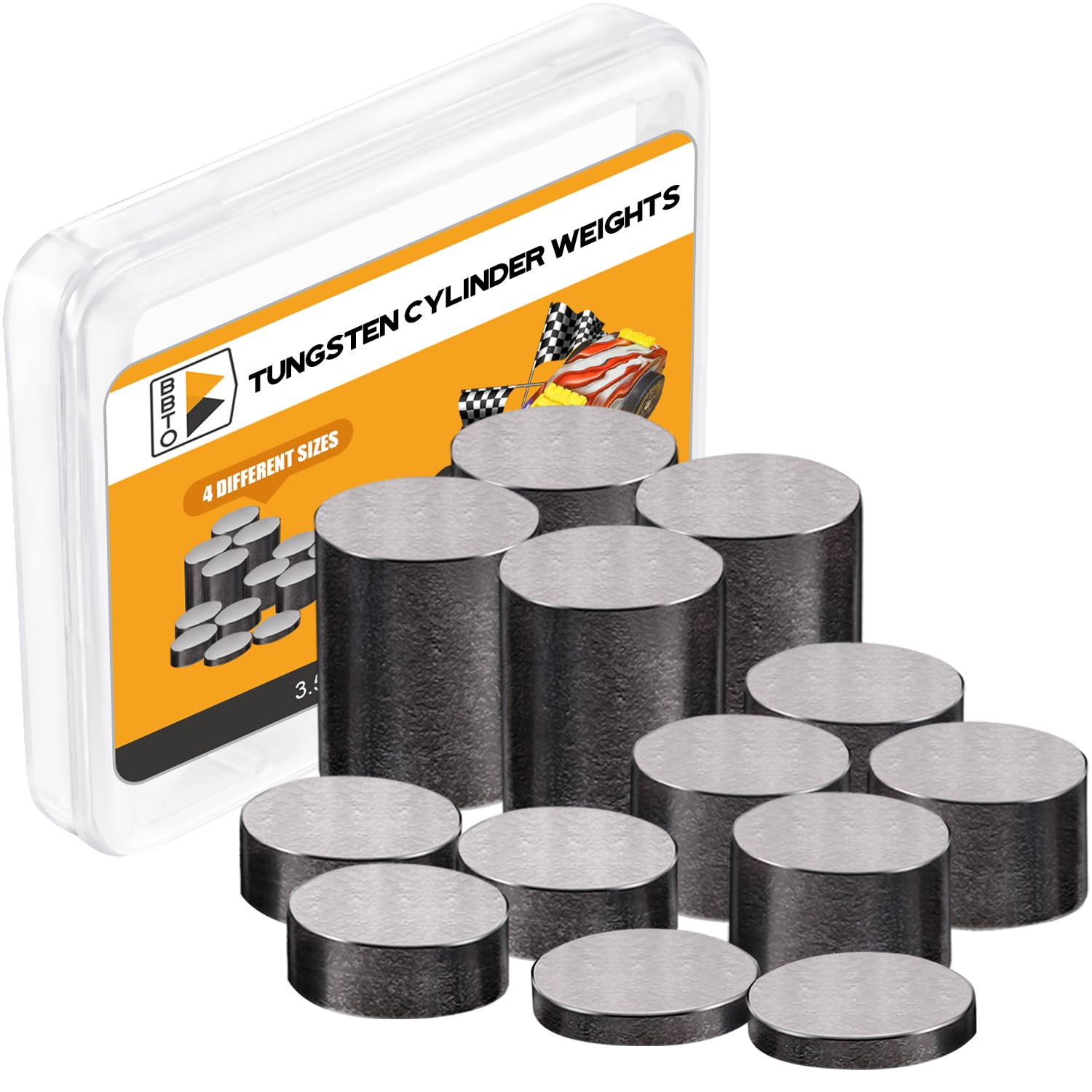 Amazon.com: Tungsten Weights 3.5 Ounce 3/8 Inch Incremental Cylinders ...