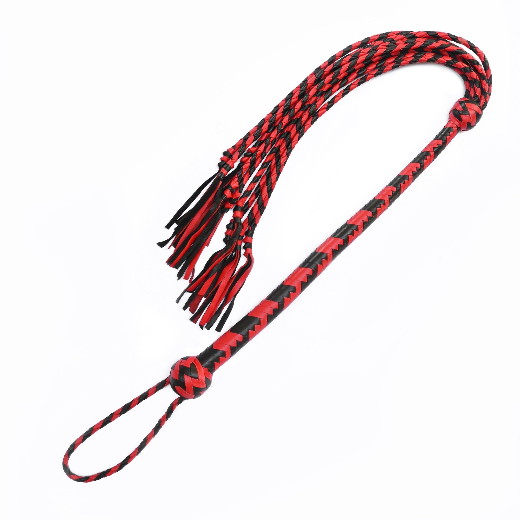 Buy Cat O Nine Loaded Leather Whip 18'' Long Leather Handle Genuine ...