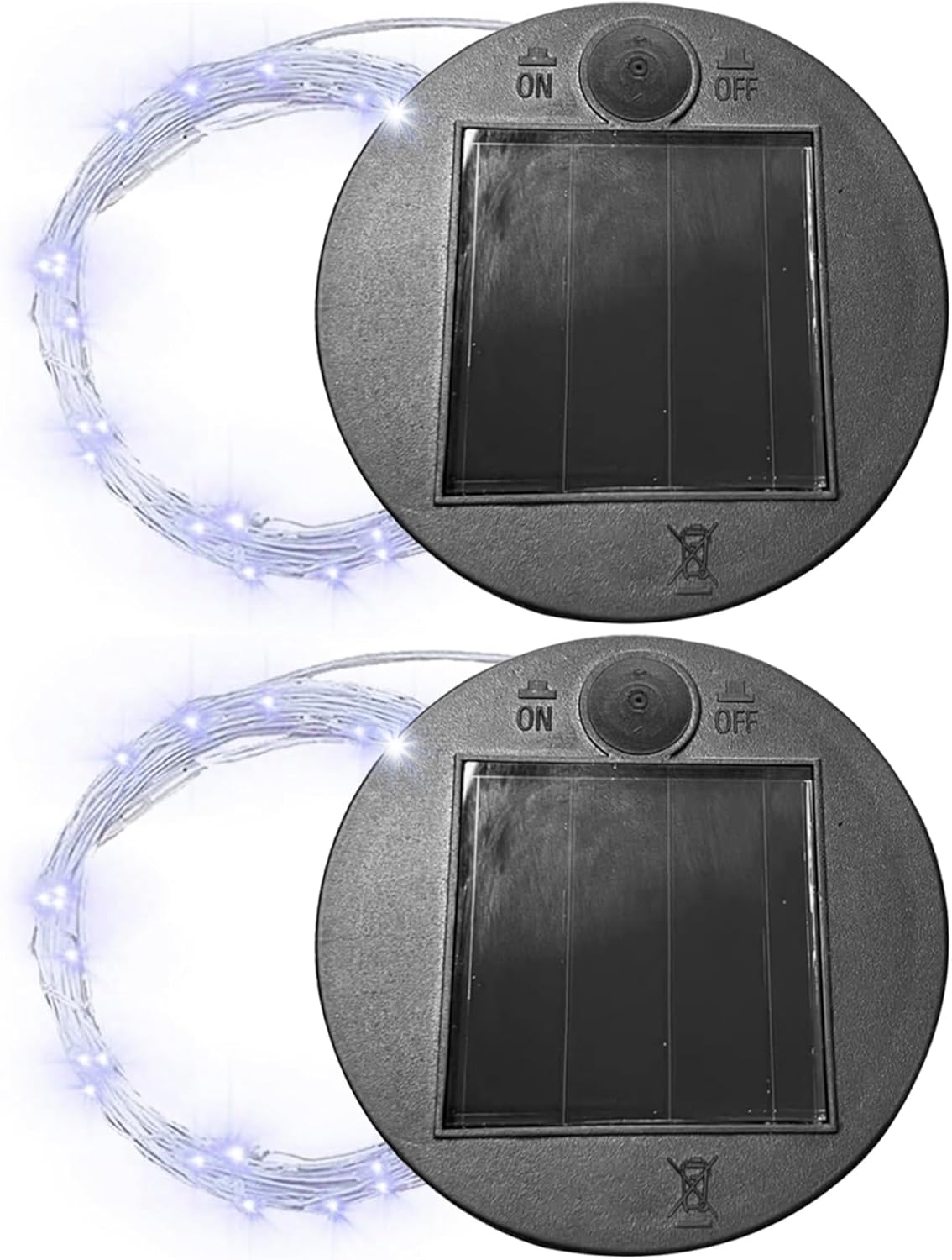 Amazon.com: TOPofly Solar Panel Lights, Solar Light Replacement Top ...