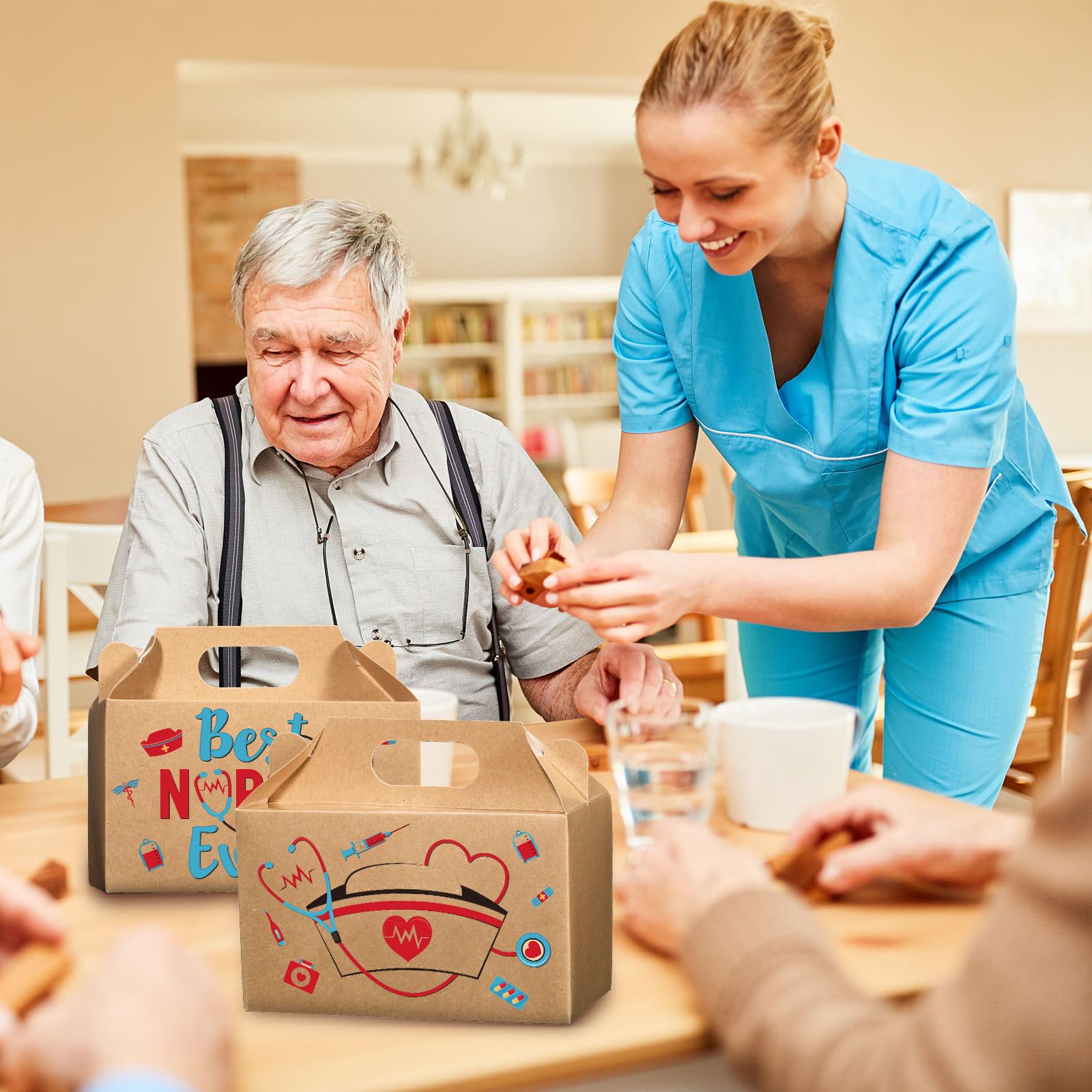 Snapklik.com : Lallisa 48 Pcs Thank You Nurses Party Boxes Best Nurses ...