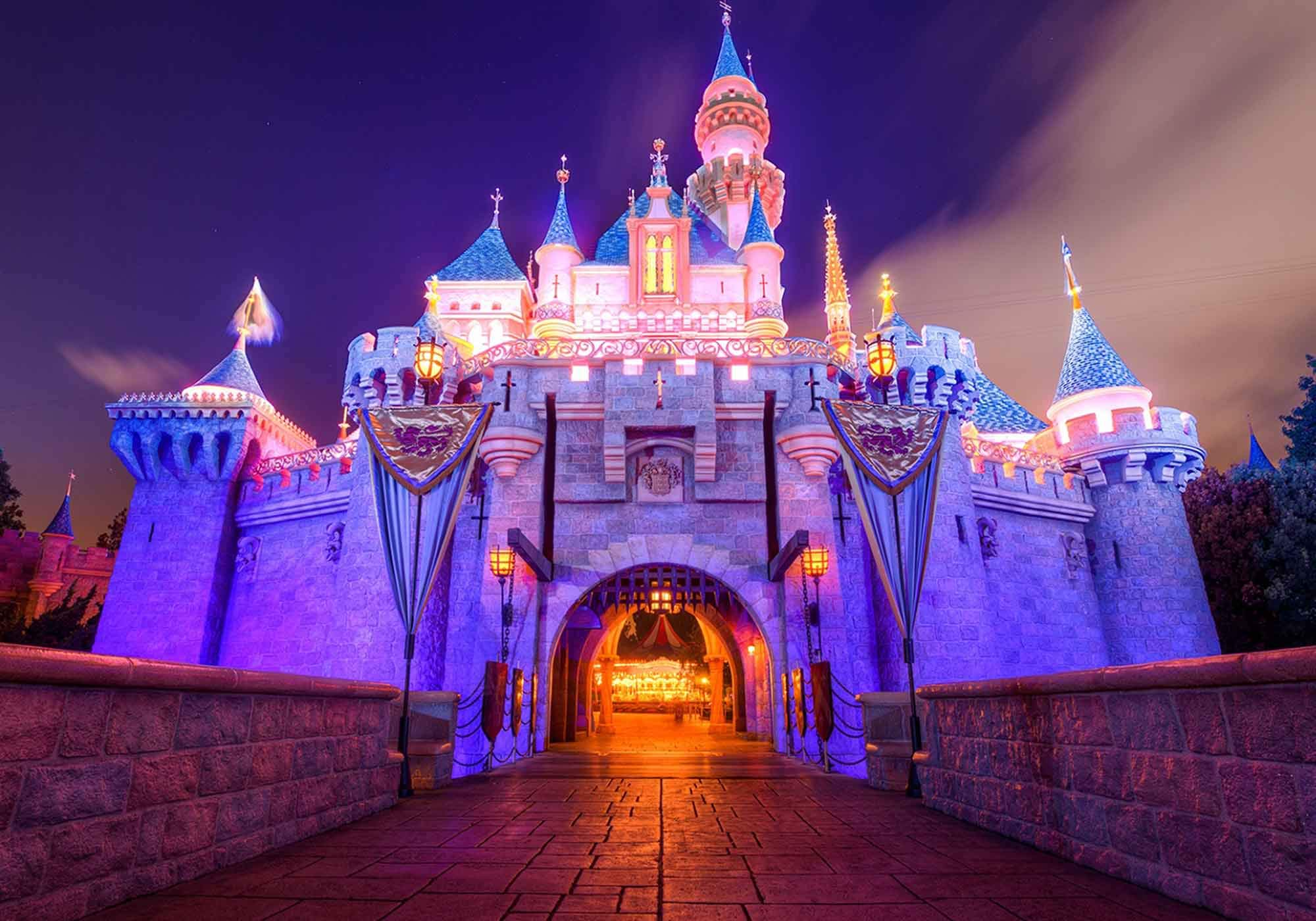 Disneyland Castle Background Disneyland, Castle, Night, Disney,