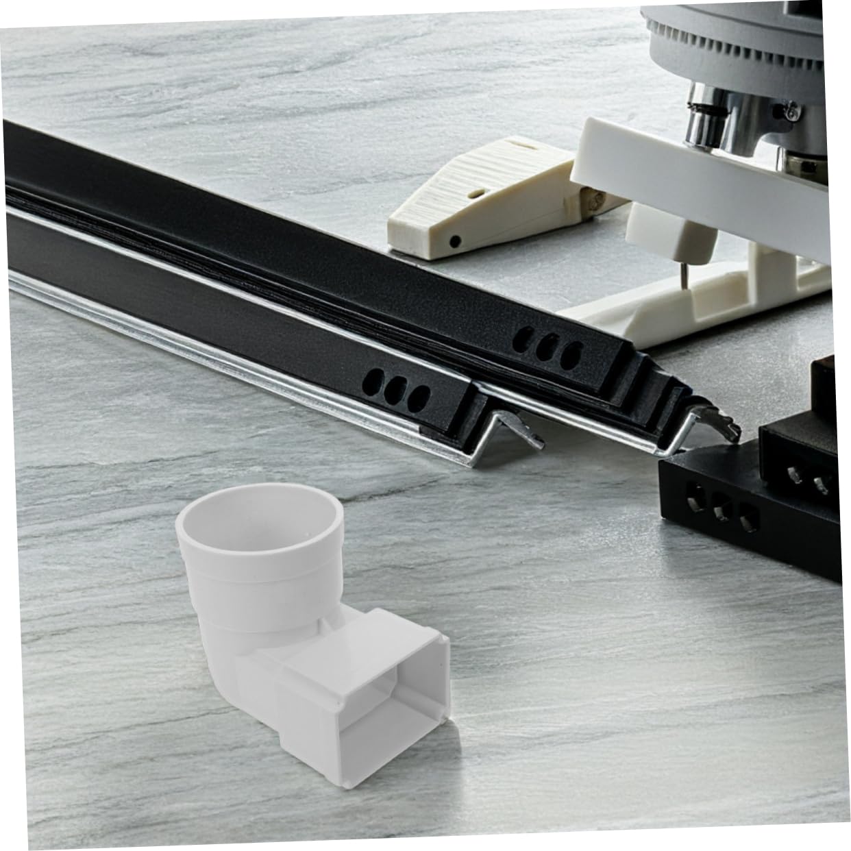 Downspout Diverter CYLINDSOME Rain Gutter Adapter Roof Gutter Downspout ...