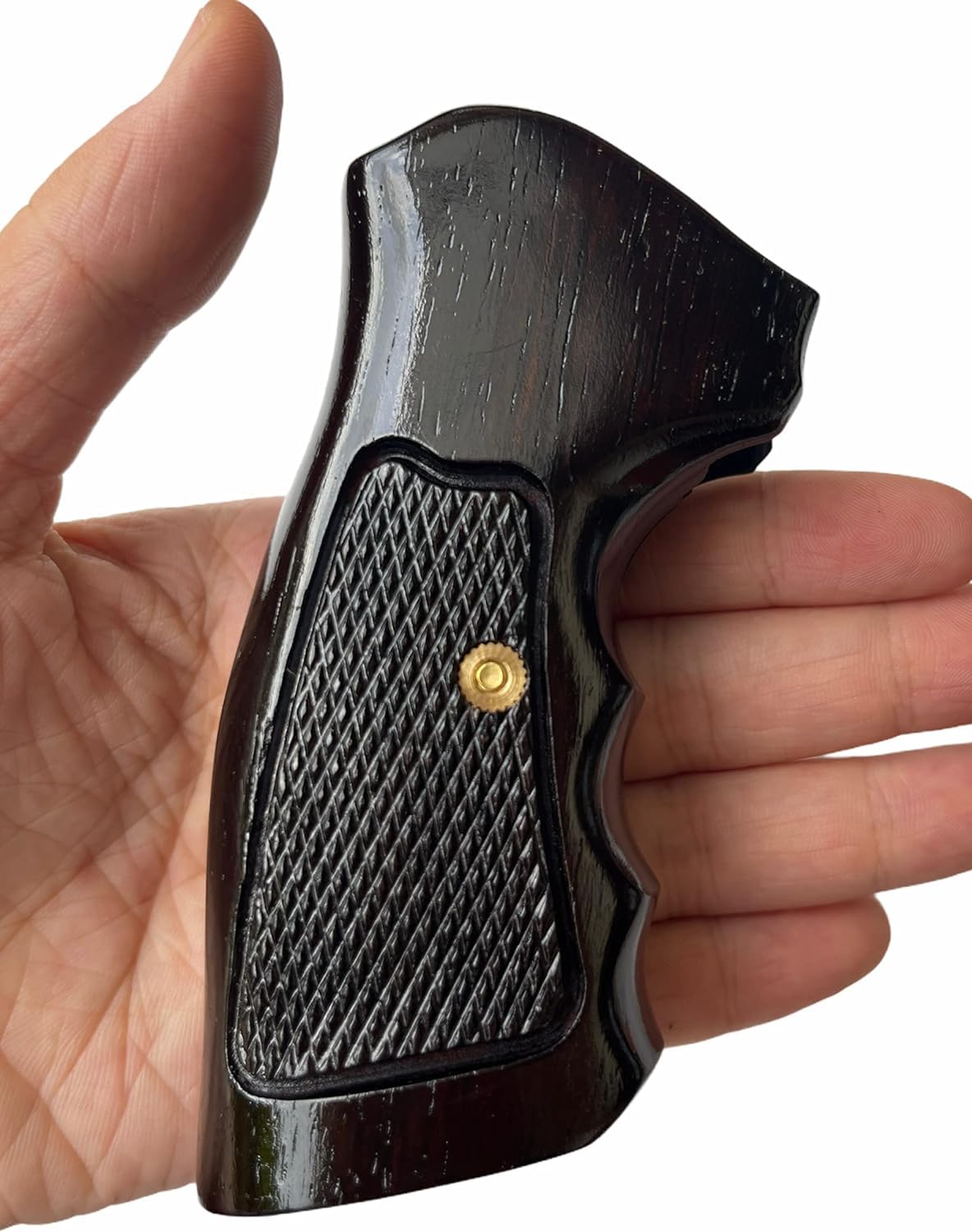 Amazon.com : BMPL New Hardwood Ruger Sp101 Grips Model Finger Groove ...