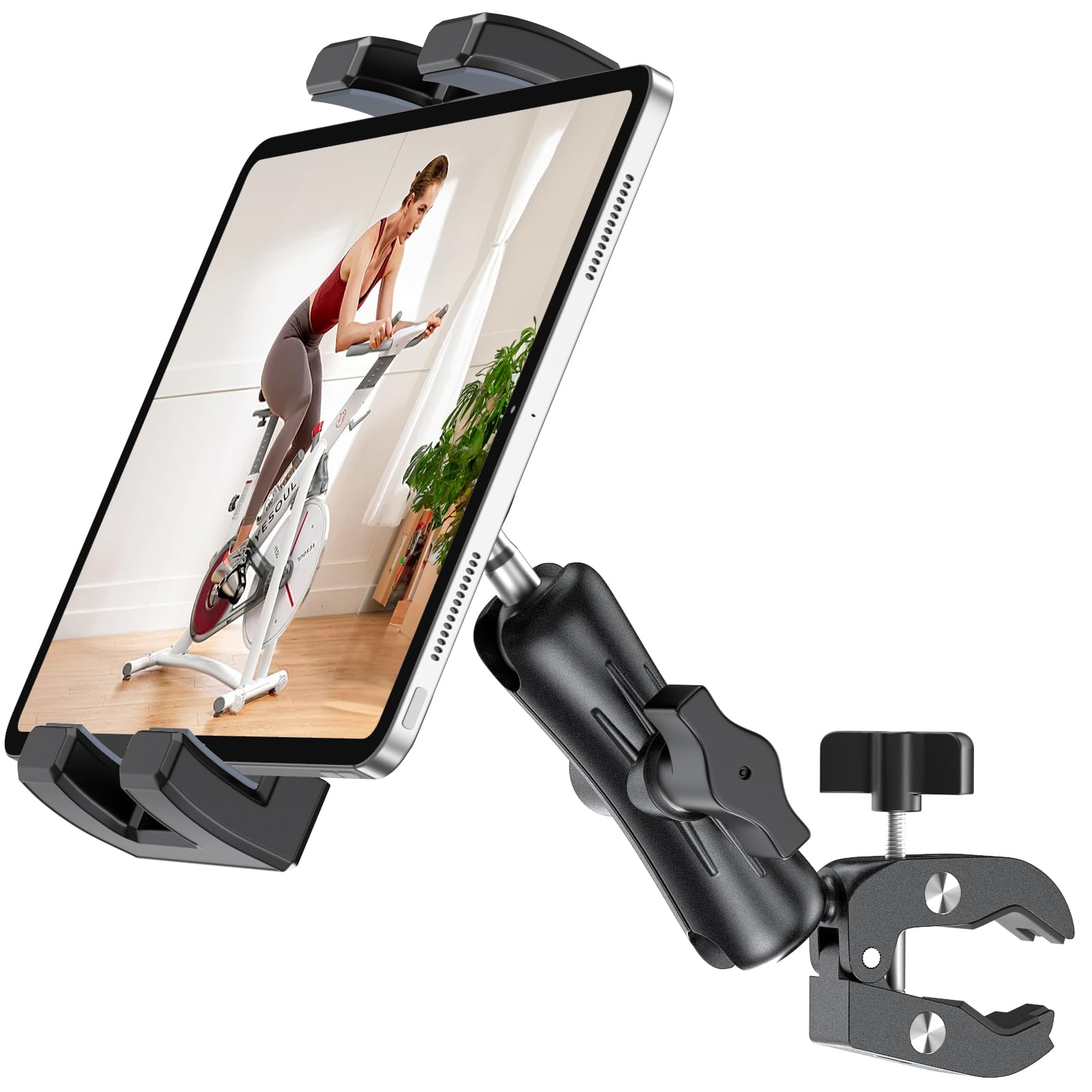 Amazon.com: Keuvirya Treadmill Tablet iPad Holder, Aluminum Indoor ...