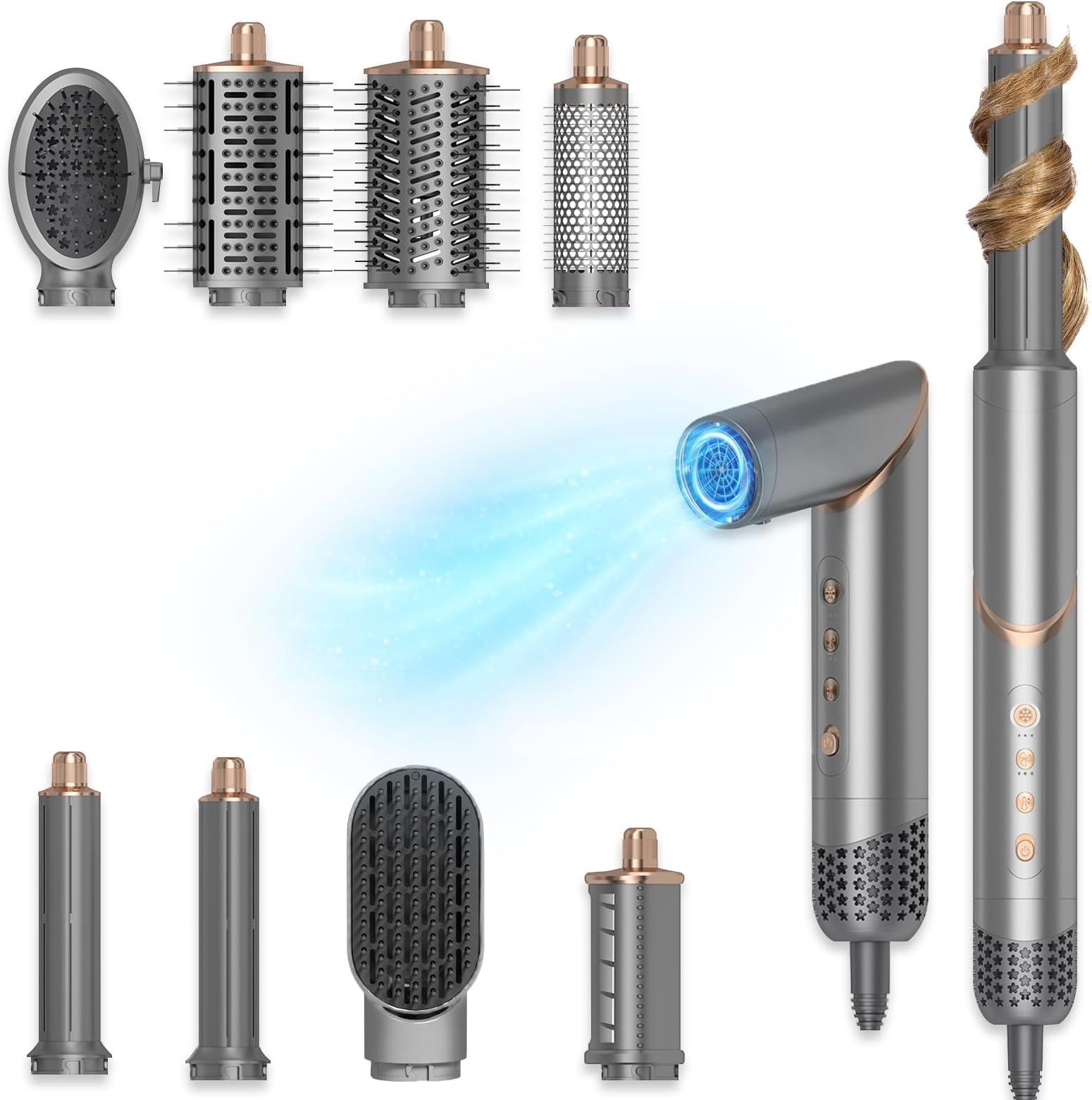 Amazon.com : Easywave Air Wrap Hair Styler: Flexible 5 in 1 Styling ...