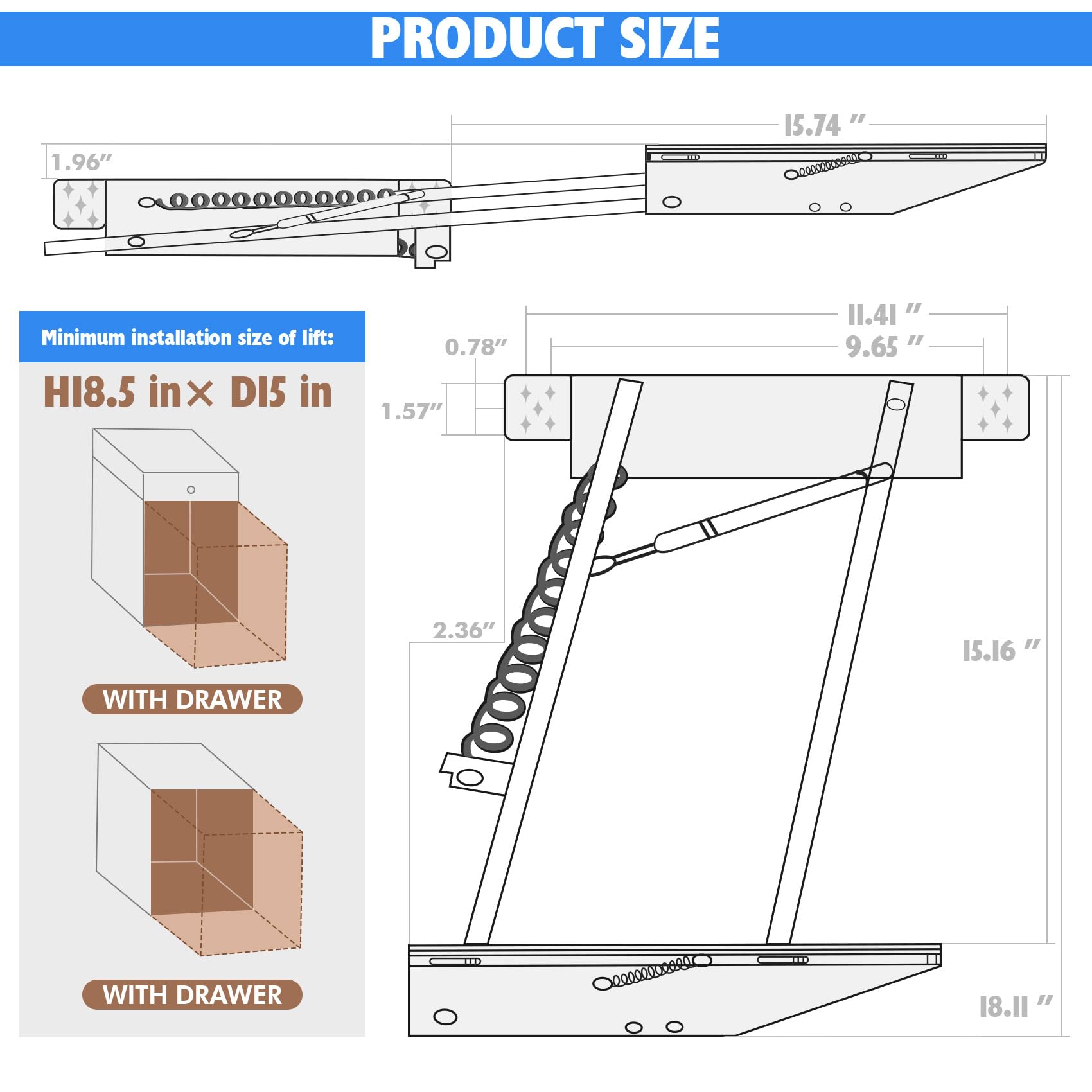 Spring Loaded Mixer Lift Heavy Duty Mixer Lift For Kitchen Cabinet ...