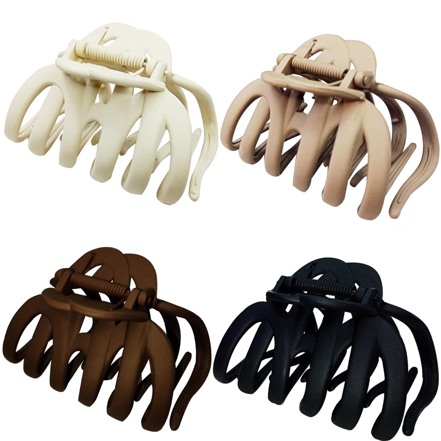 Amazon.com : Large Octopus Claw Clips for Thick Hair,Jumbo Spider Hair ...