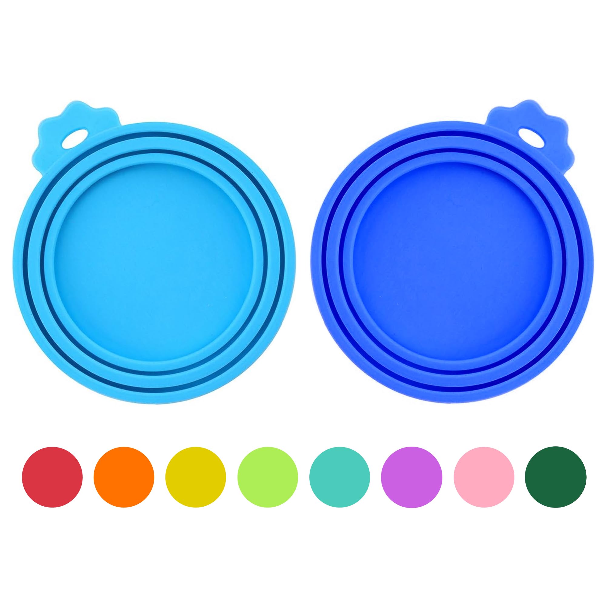 Amazon.com: PWOD 2 Pack Pet Food Cans Lids, Silicone Food Can Covers ...