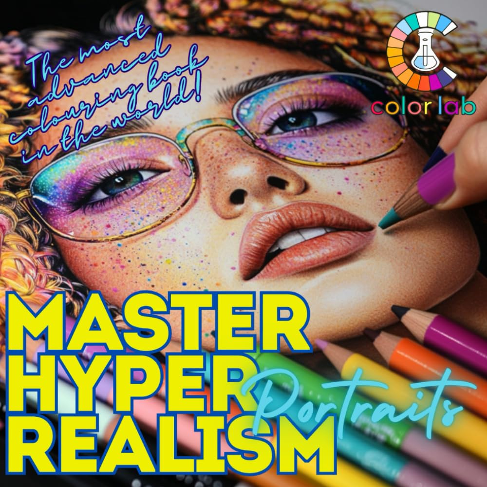 Master Hyper-Realism - PORTRAITS: The Most Advanced Coloring Book in ...