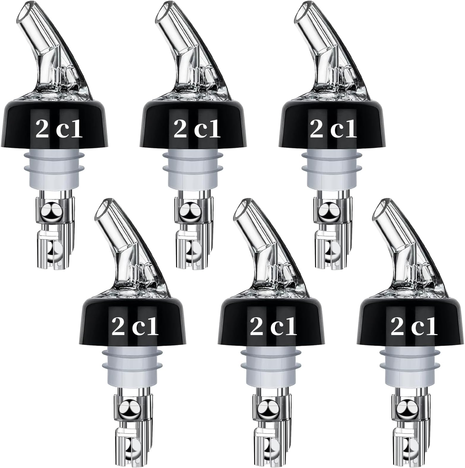 Gvolatee 6 Stücke Flaschenausgießer Edelstahl, Konische Ausgießer ...