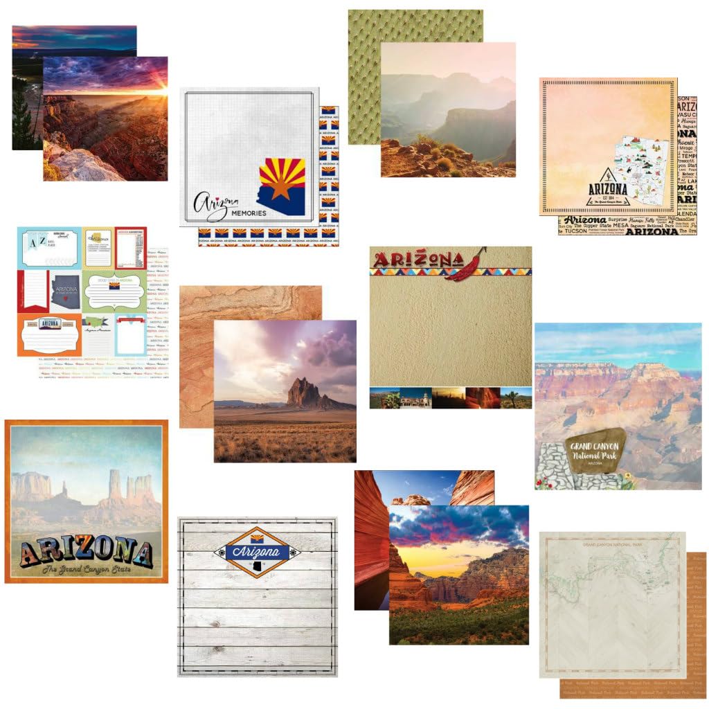 Amazon.com : Custom Bundle - 12 Arizona Grand Canyon Travel Vacation ...