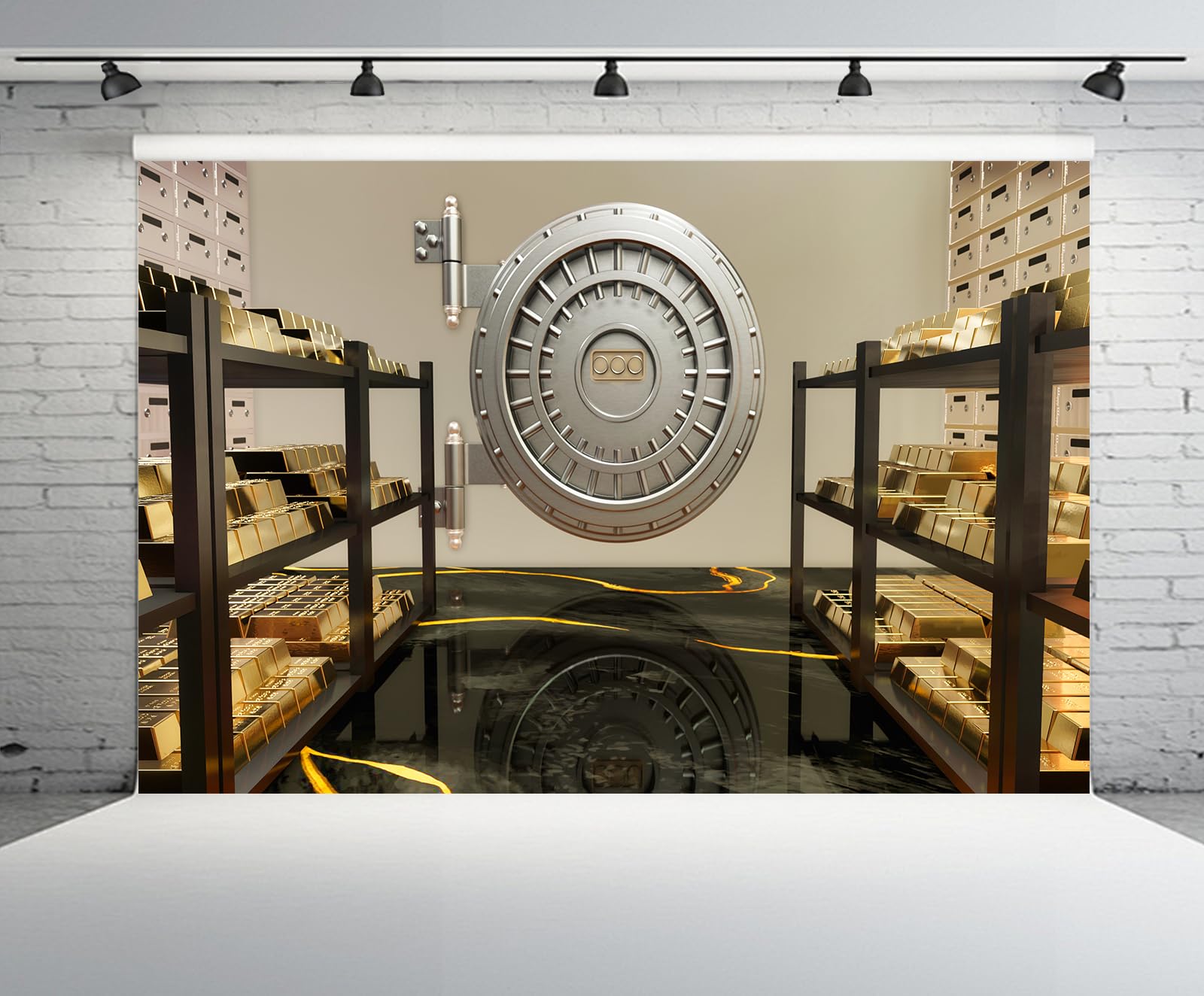 Inside Bank Vault Wallpaper Amazon.com : CHNYWORK 12x8ft Bank Vault