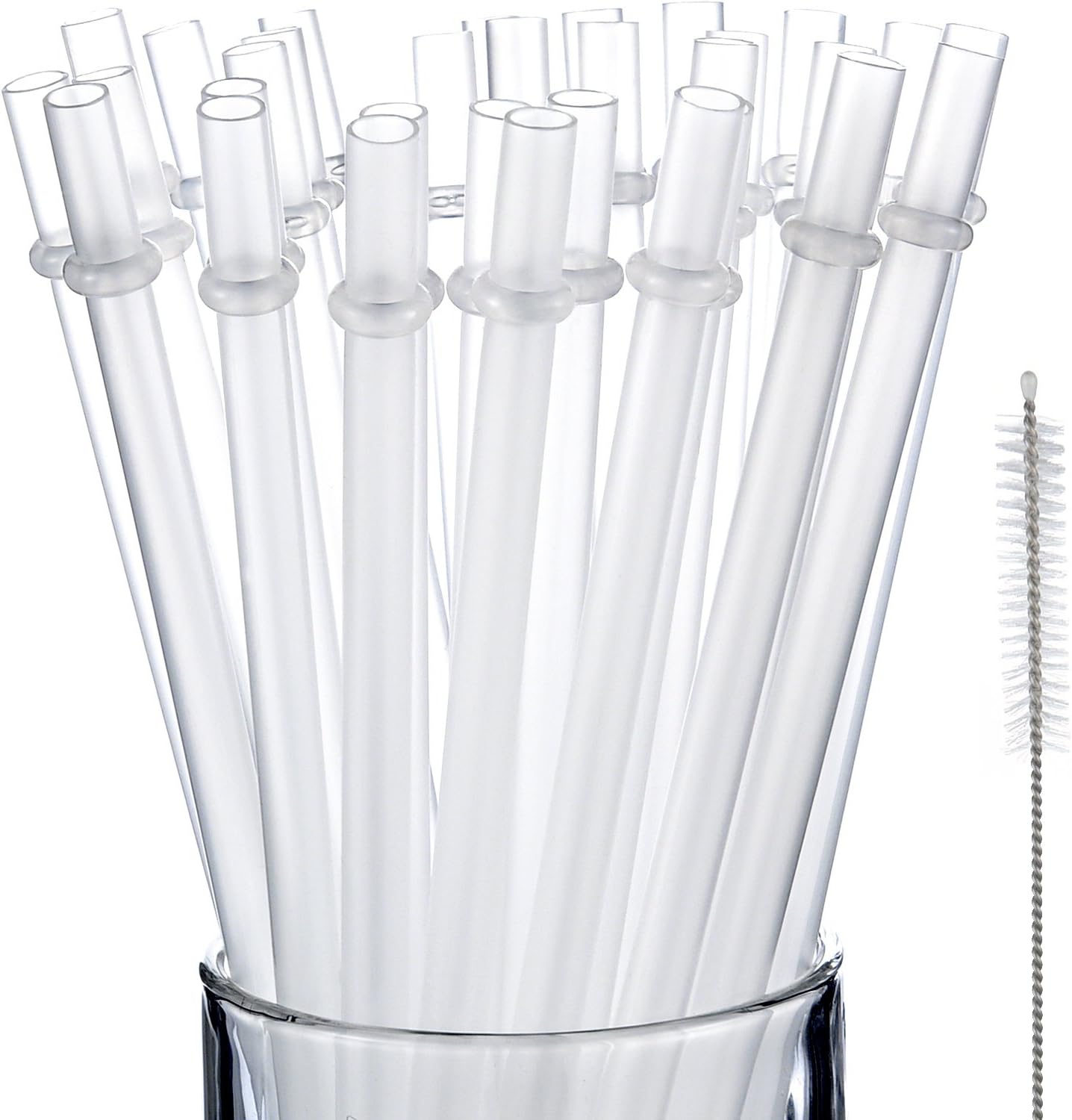 Amazon.com: 96 PCS Plastic Reusable Straws 6 Inches Short Assorted ...