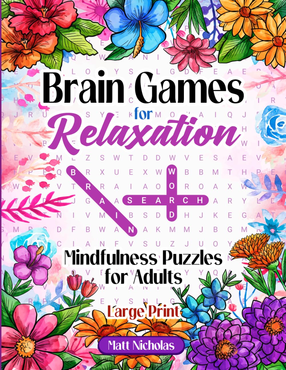 Amazon.com: Brain Games for Relaxation: Large Print Mindfulness Puzzles ...