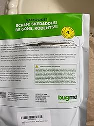 Amazon.com: BugMD Vamoose - Rodent Repellent Pouches (2 Pack, 8 Pouches), Plant-Powered Rat ...