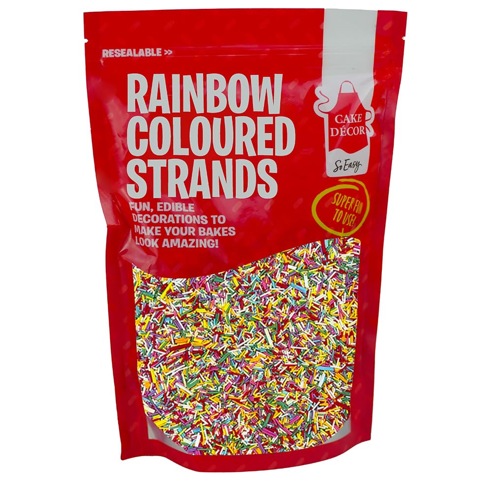 Cake Décor 1kg Rainbow Sprinkles Sugar Strands | Cake Sprinkles ...