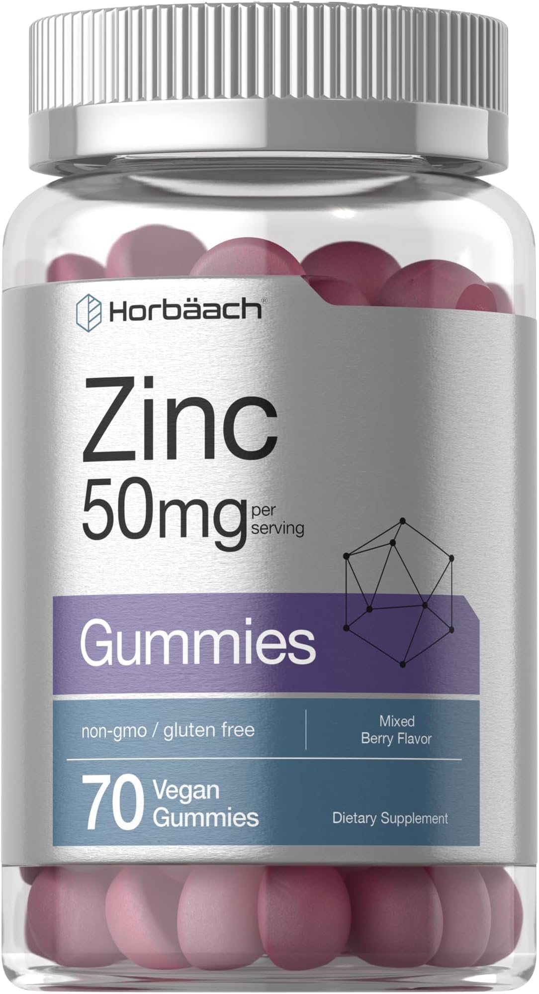 Amazon.com: Zinc Gummies 50mg - Extra Strength Bone Skin & Immune ...