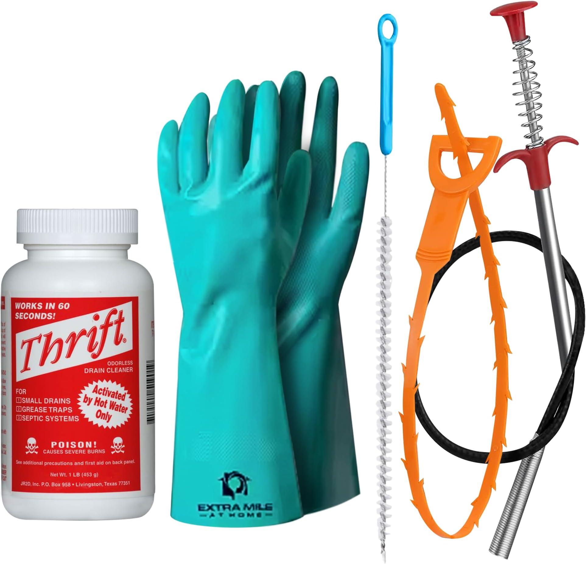 Amazon.com: THRIFT T-600 Alkaline Based 6 lb. Granular Drain Cleaner by ...