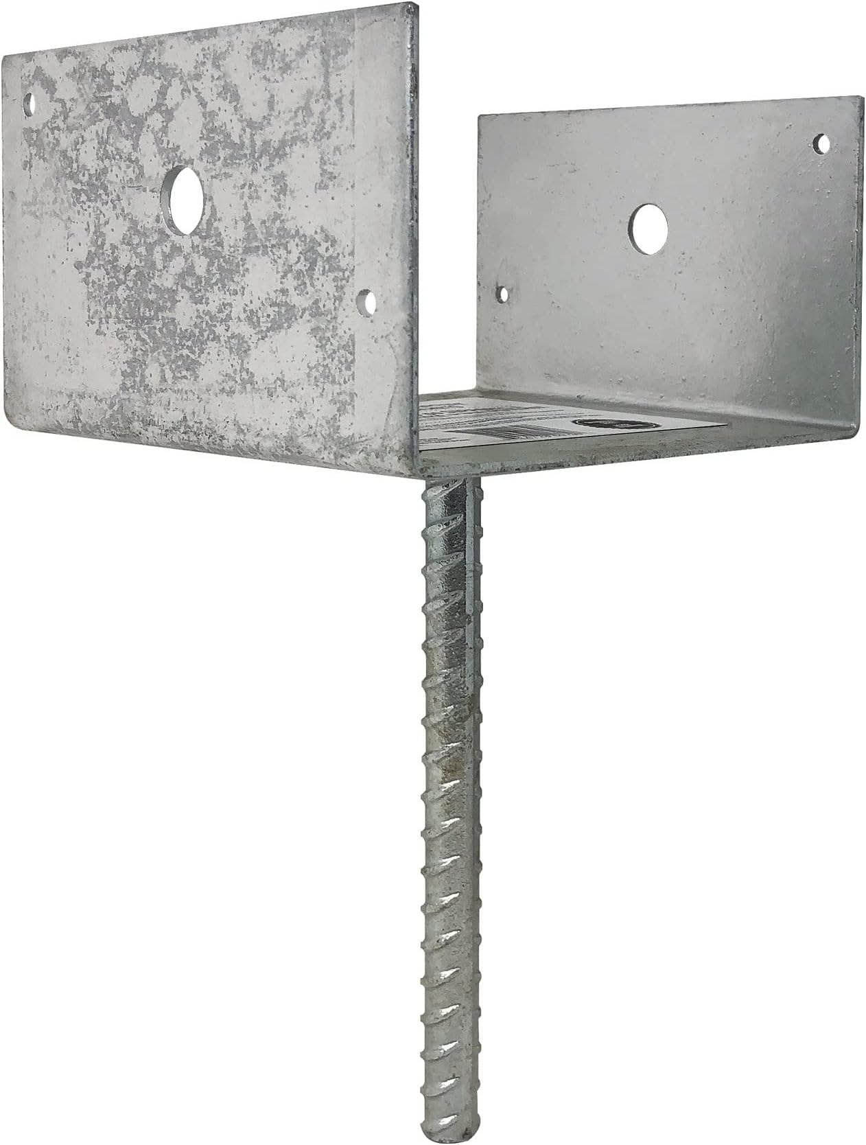 Nuvo Iron DSG6MP4 6" x 6" Galvanized Steel Post Support Saddle Bracket ...
