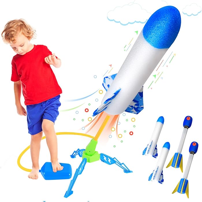 Buy Chomunce Jump Rocket Launchers for Kids Toys for 3 4 5 6 7 8 Year ...