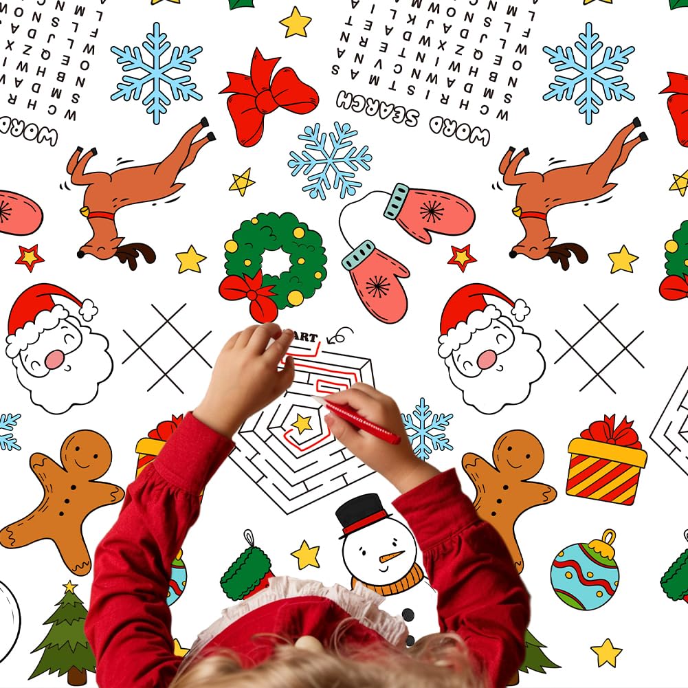 Snapklik.com : Labeol Christmas Tablecloth, 108"x 54" Christmas ...