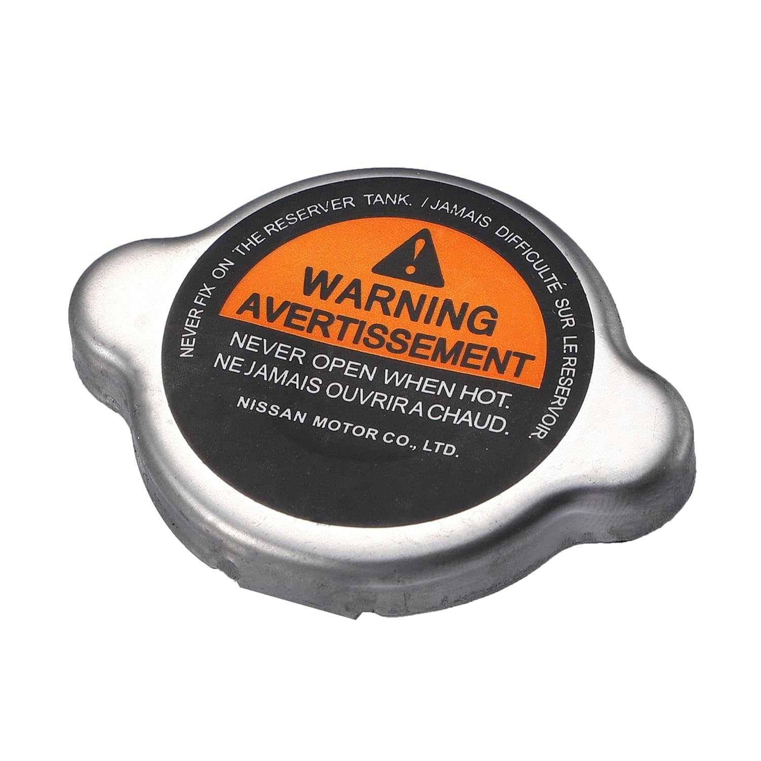 X AUTOHAUX Stainless Steel Silver Tone Radiator Coolant Reservoir ...