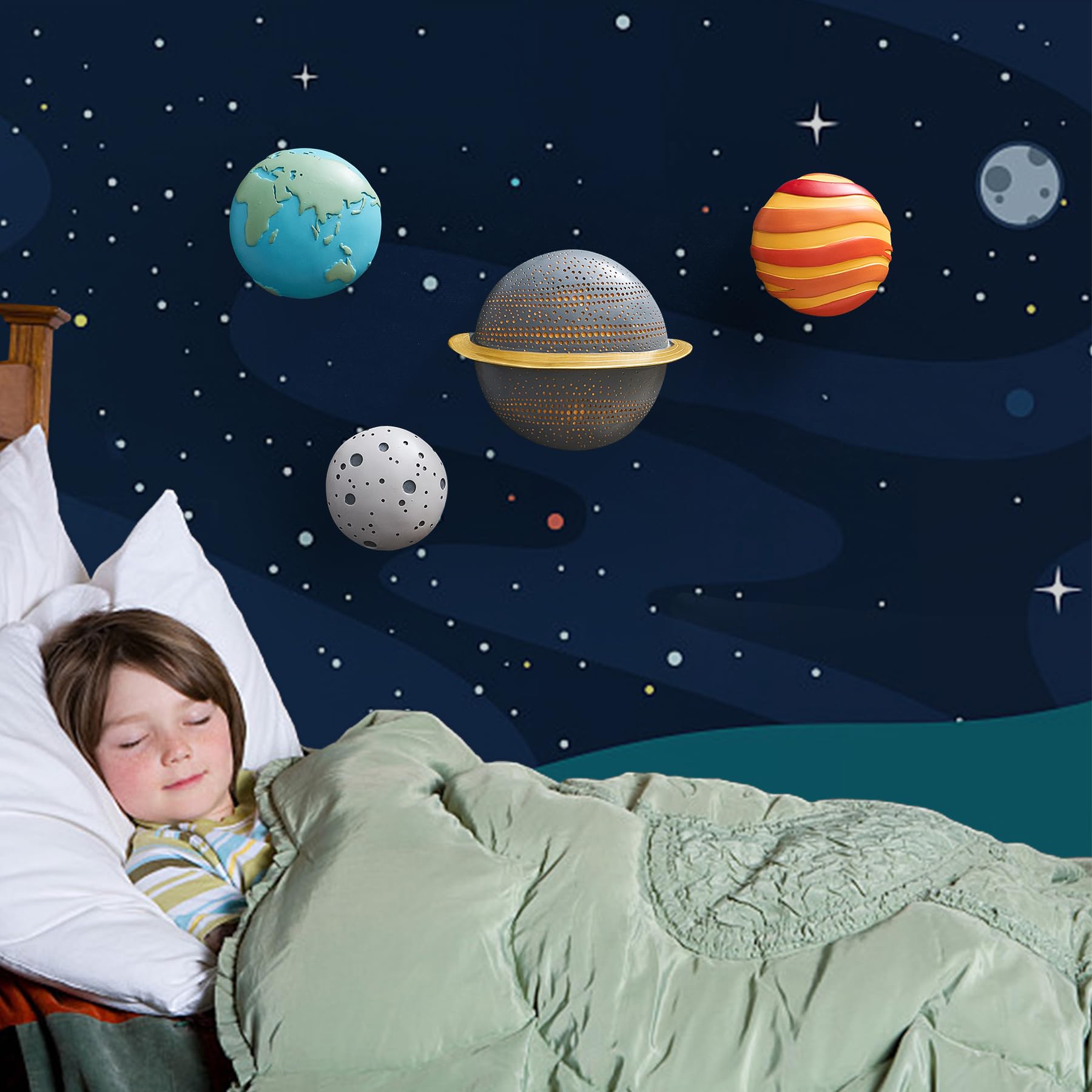 Solar System Themed Bedroom