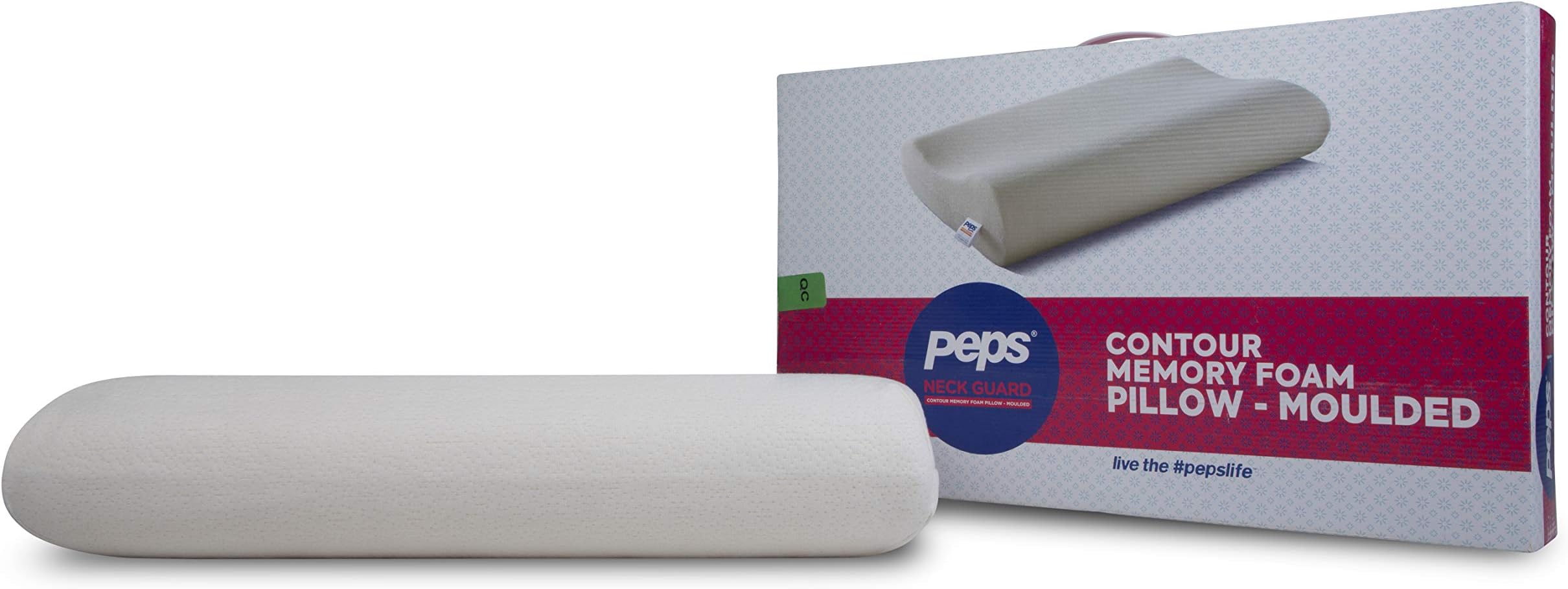peps Neck Guard 100% Memory Foam Pillow - Moulded 24X15.7X4.3 inch ...
