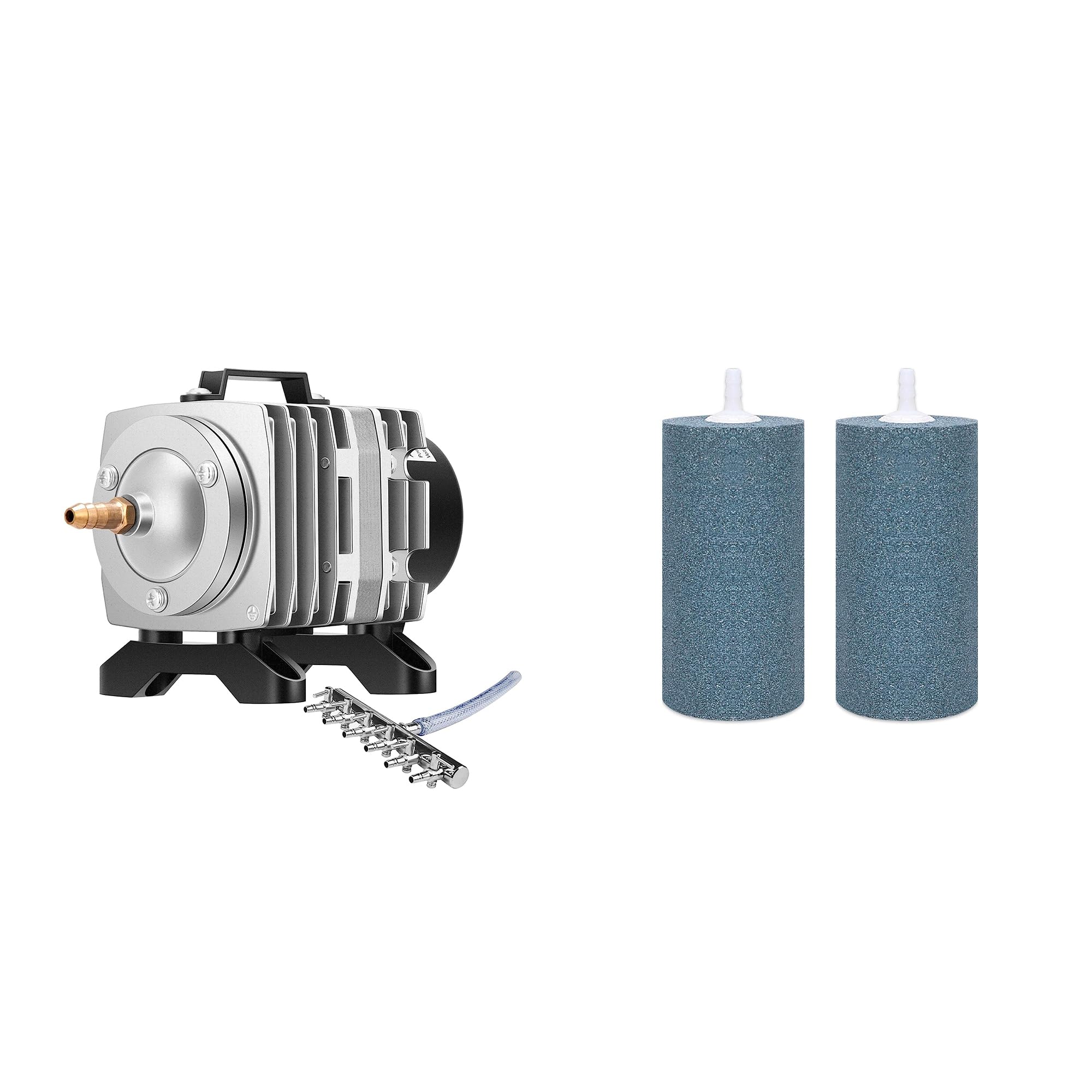 Amazon.com : VIVOSUN Commercial Air Pump 634GPH, 25W, 40L/min 6 Outlet ...