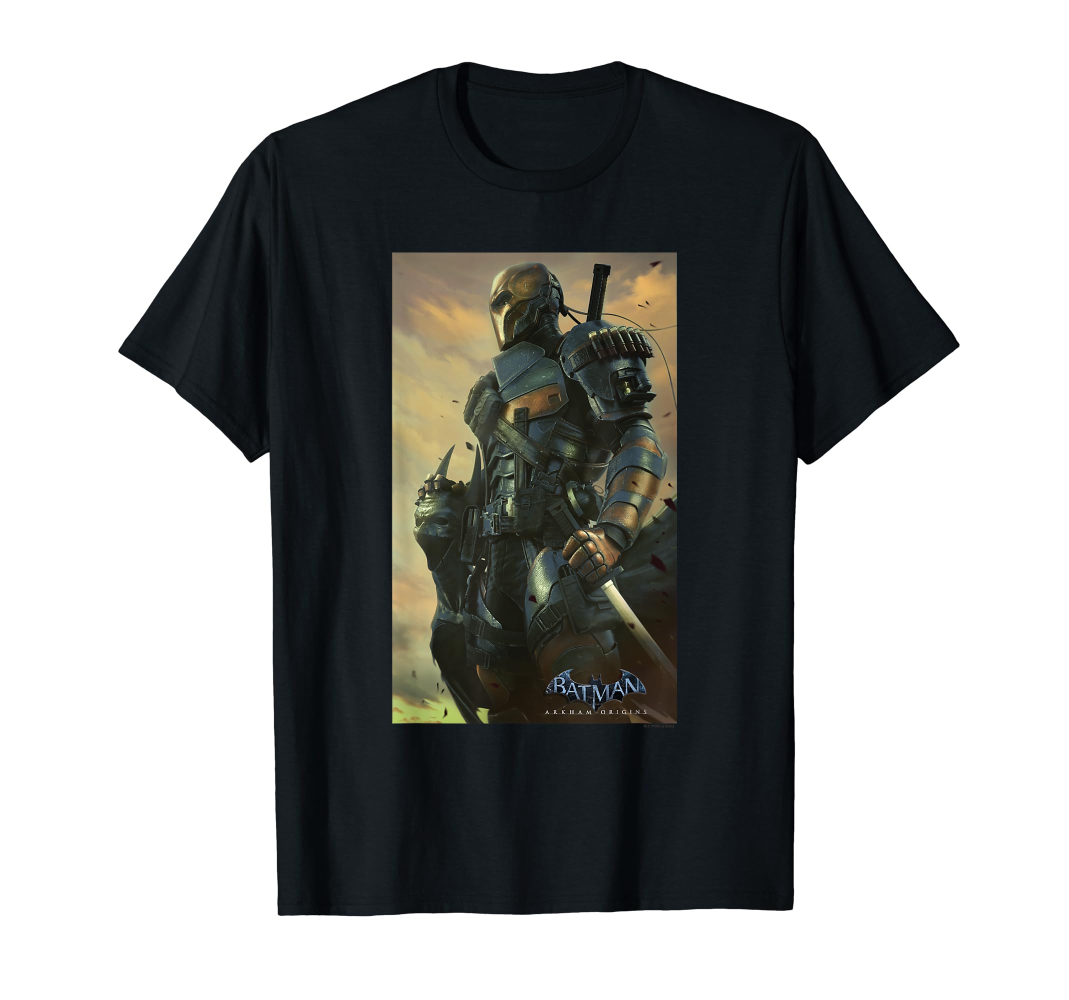 Amazon.com: Batman: Arkham Origins Deathstroke Distressed Villain ...